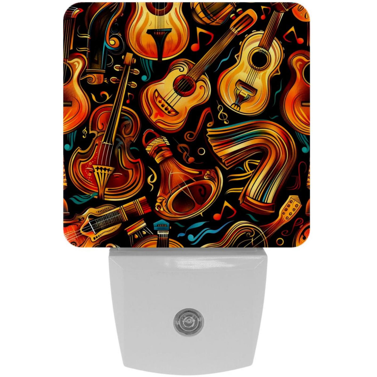Musical instruments LED Square Night Lights - Modern Design, Energy ...
