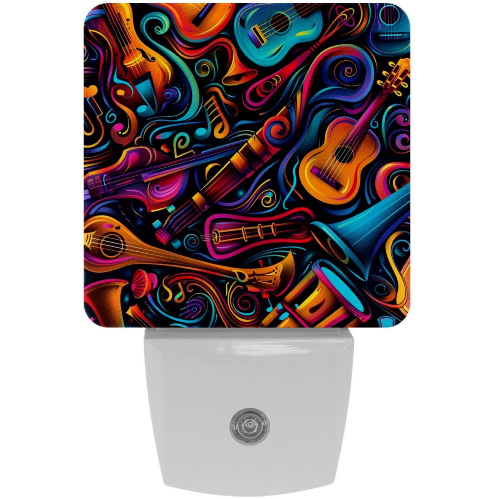 Musical instruments LED Square Night Lights - Small and Bright ...