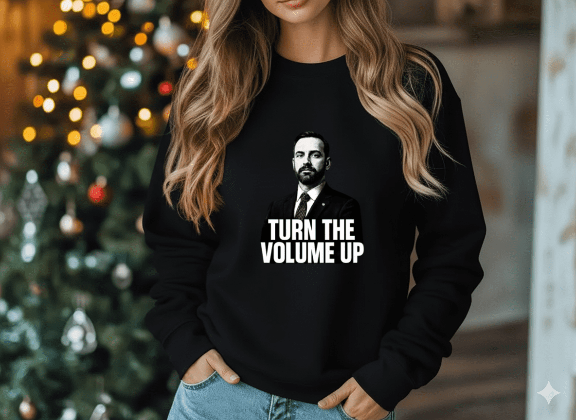 Musician Life Funny Sound Wave Humor Turn The Volume Up Sweatshirt, up ...