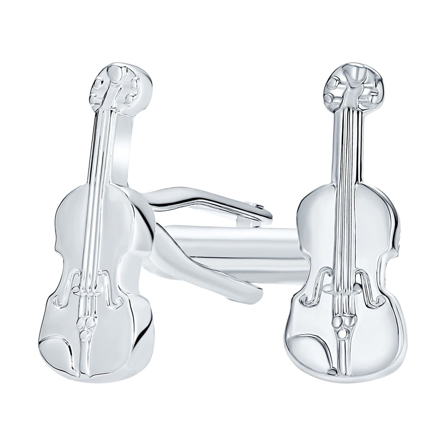 Musician Musical Instrument Guitar Cufflinks Stainless Steel - Walmart.com