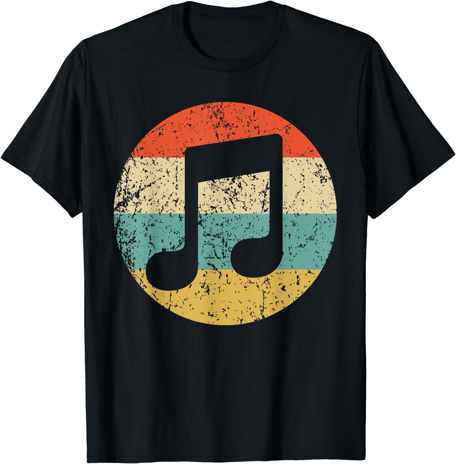 Musician Retro Musical Notes T-Shirt - Walmart.com