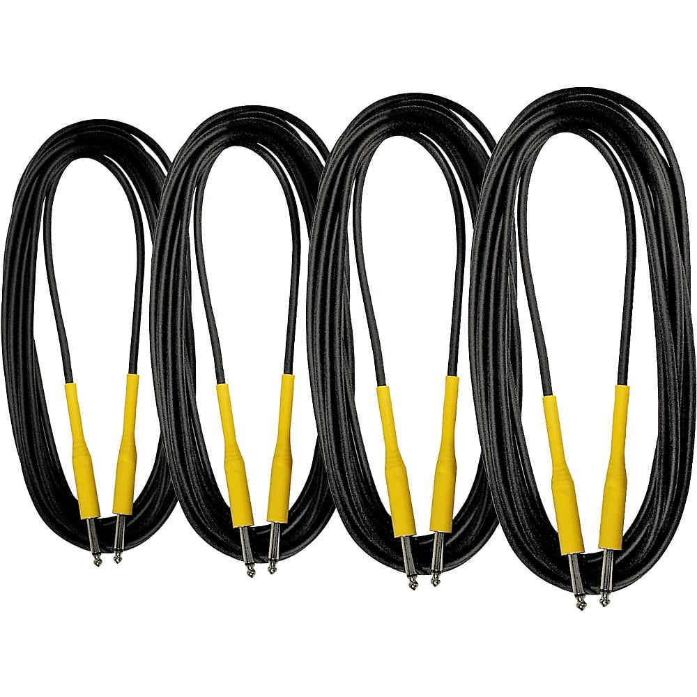 Musician's Gear 20 Ft. Instrument Cable, 4-Pack - Walmart.com