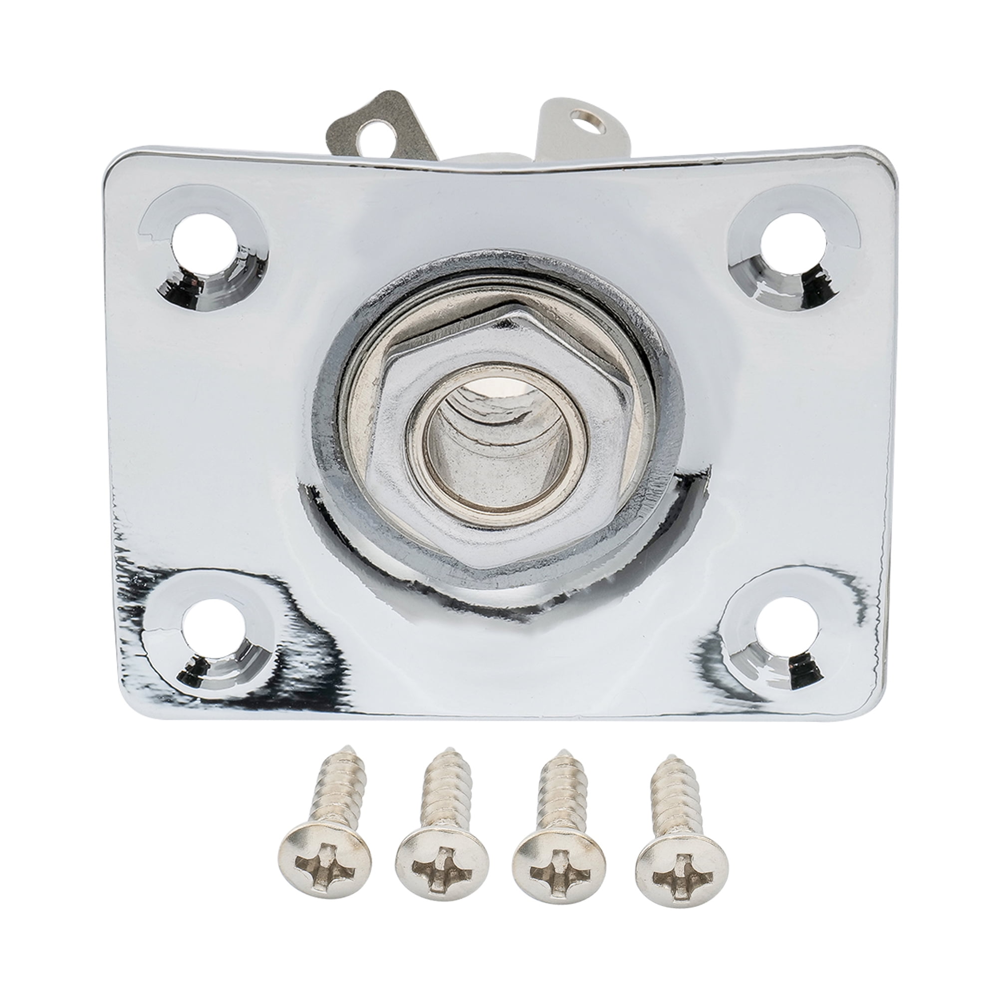 Musiclily Basic 1/4 Inch 6.35mm Rectangle Guitar Loaded Jack Socket ...