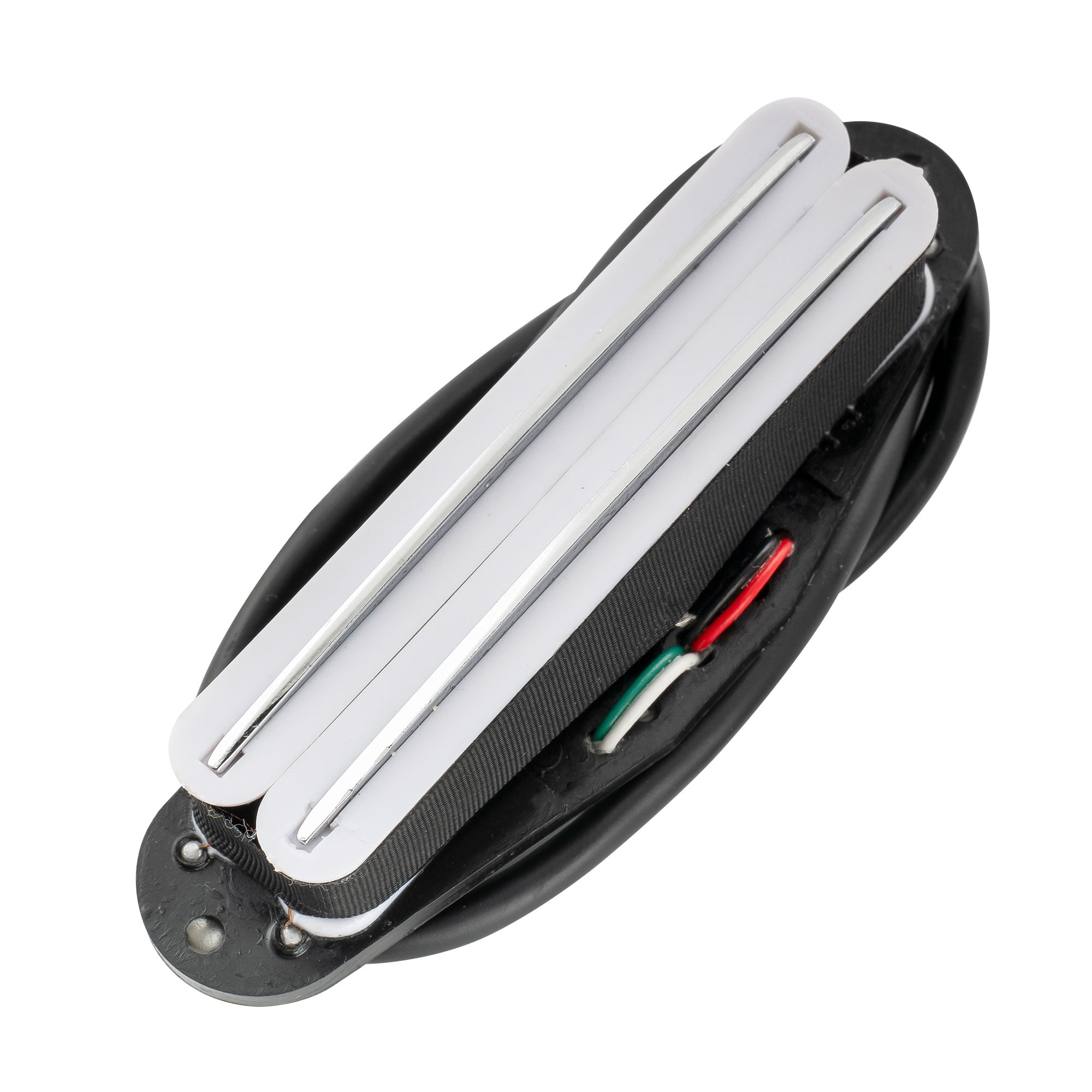 Musiclily Basic Hot Rails Ceramic Single Coil Sized Humbucker Pickup ...