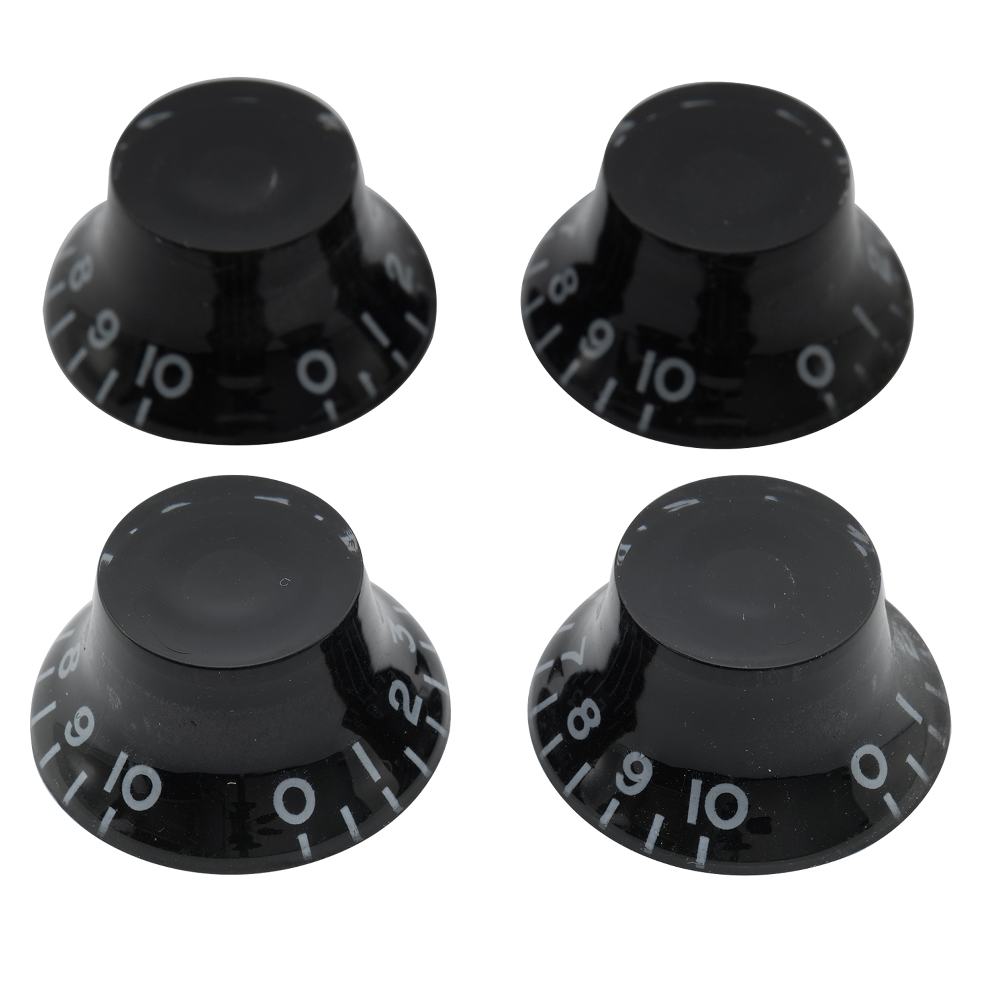 Musiclily Basic Metric Coarse 18-Spline Top Hat Bell Knobs Tone Volume ...