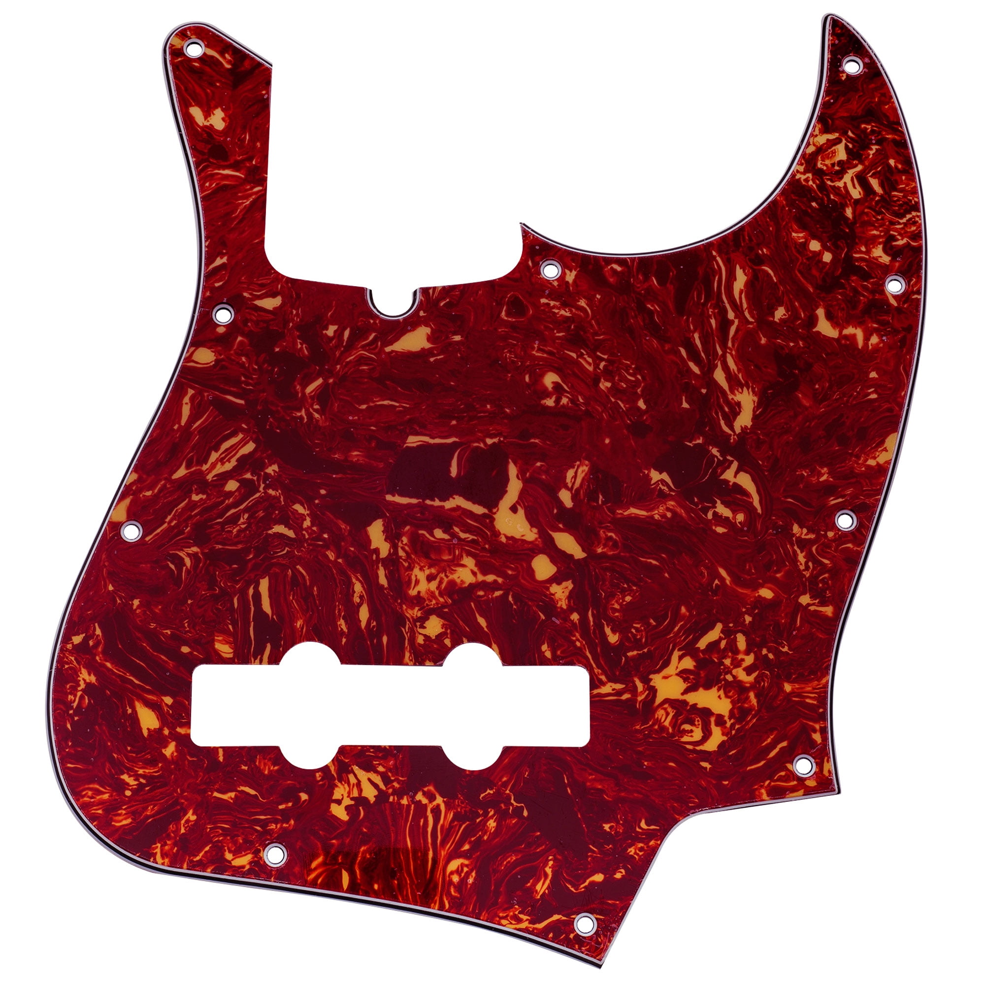 Musiclily Pro 10-Hole Modern Style J Bass Pickguard for 4 String ...