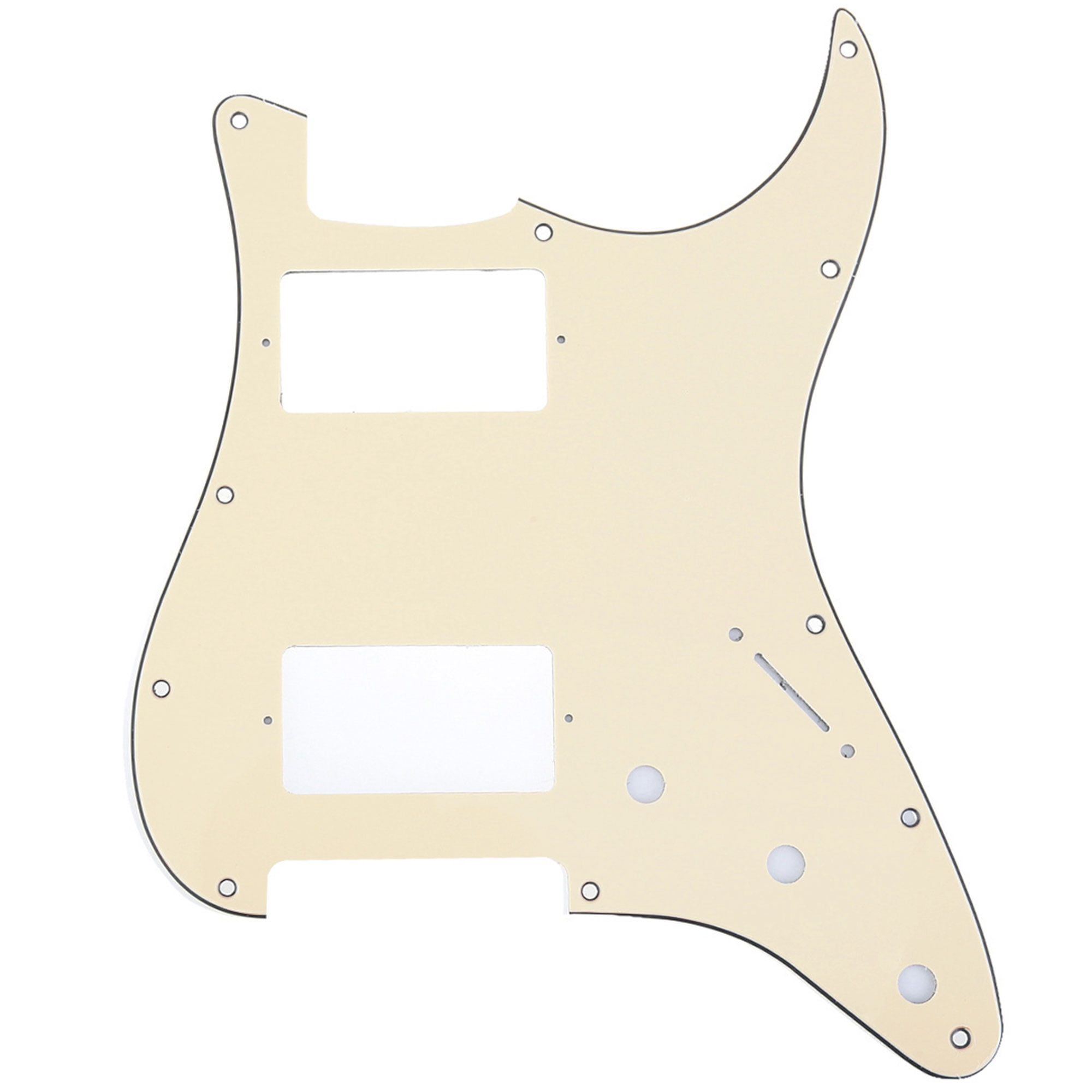 Musiclily Pro 11 Hole HH Strat Pickguard Humbucker Guitar Scratch Plate ...