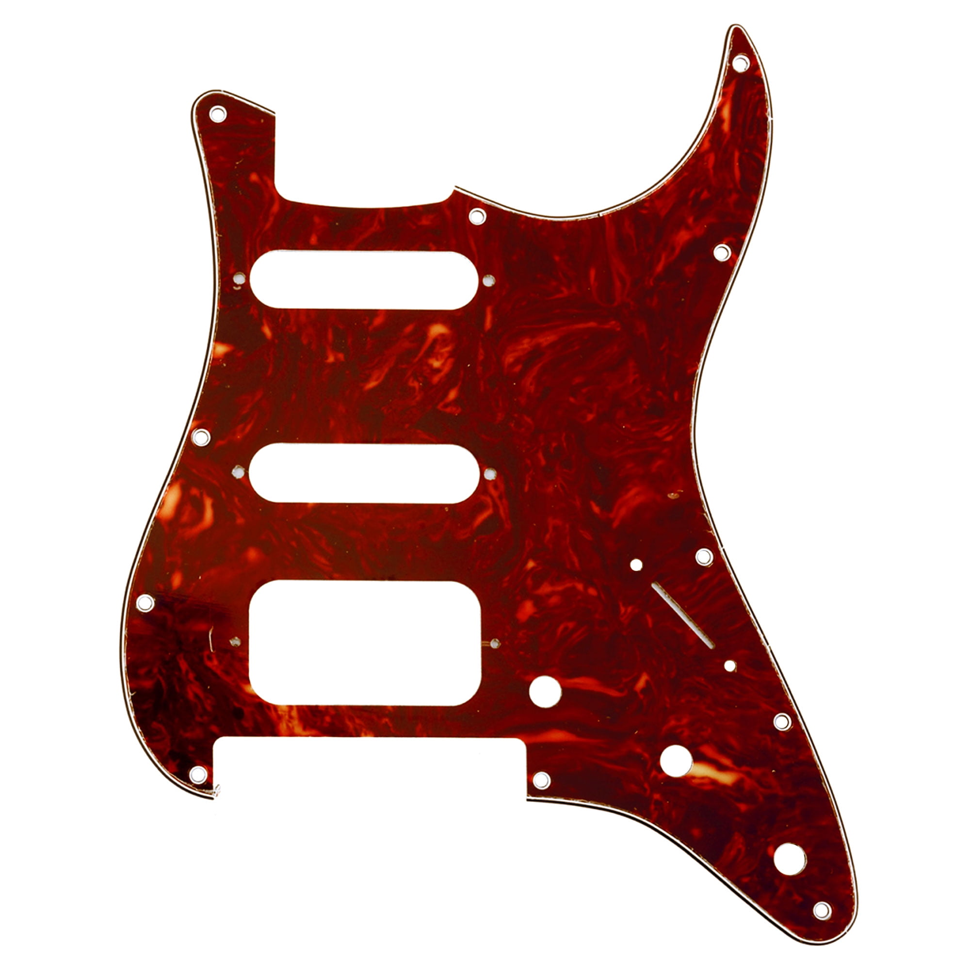 Musiclily Pro 11-Hole Round Corner HSS Guitar Strat Pickguard for ...