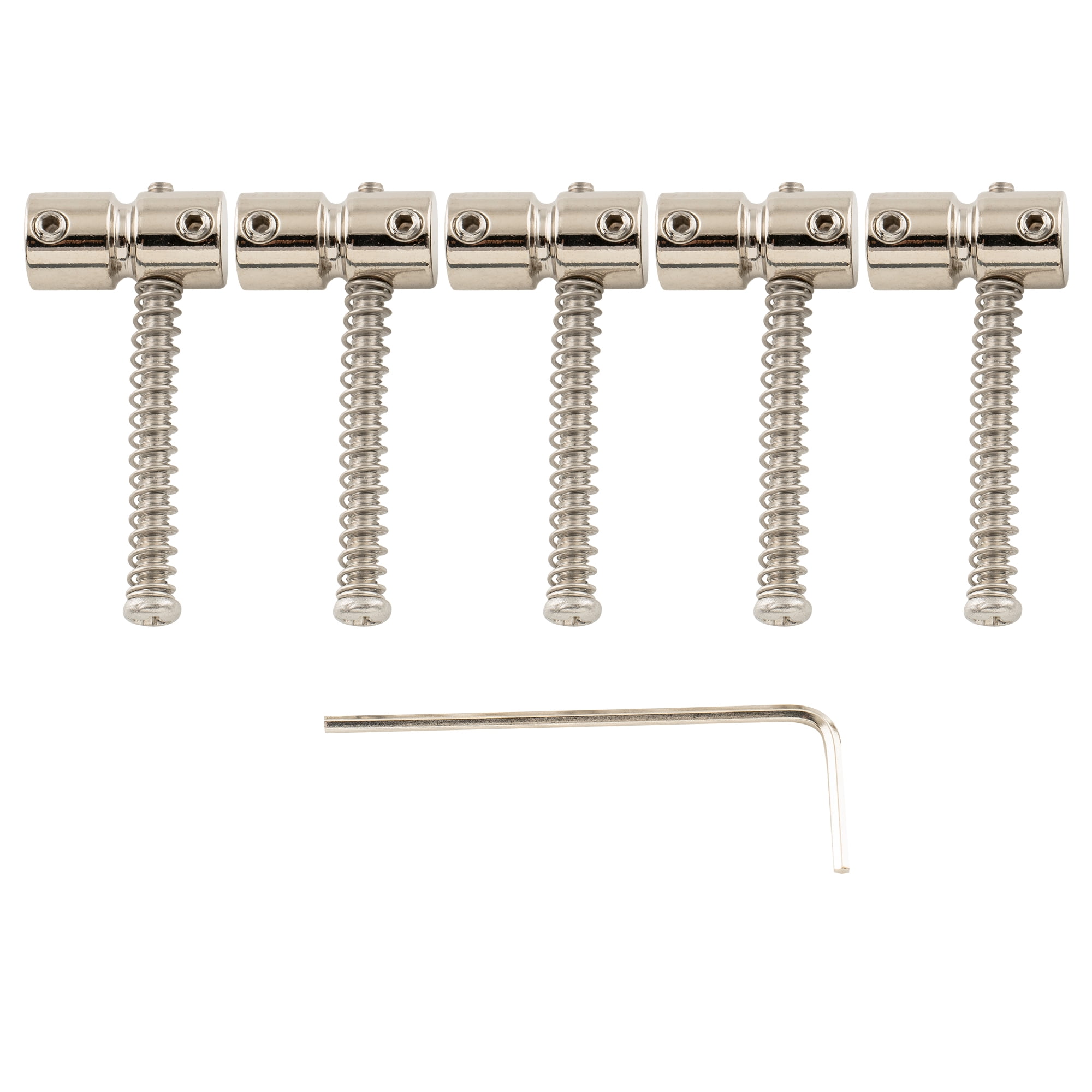 Musiclily Pro 18mm Steel Bass Bridge Saddles for 5-String Precision and ...