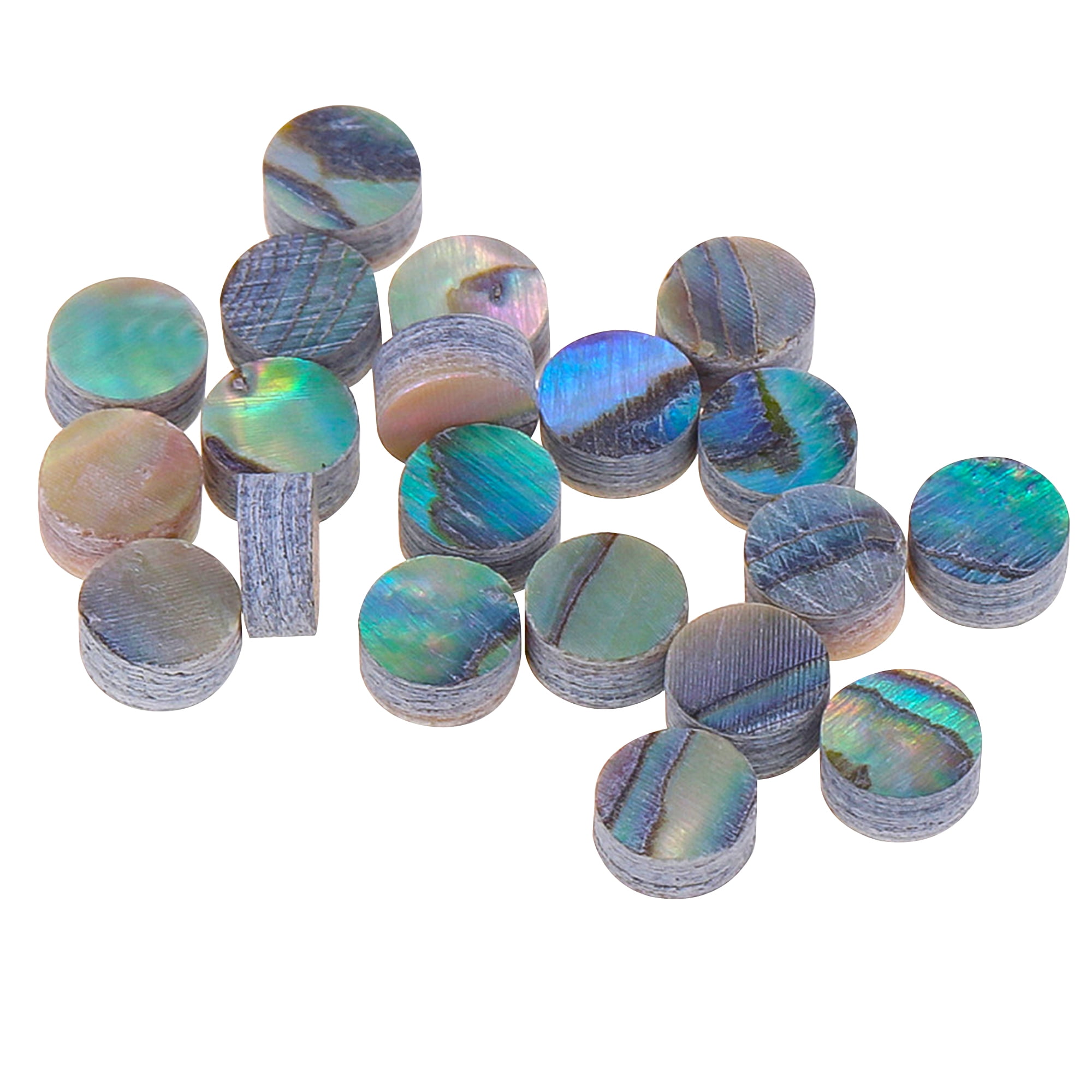 Musiclily Pro 4mm Natural Paua Abalone Shell Guitar Fretboard Inlay Dots (Set of 20) - Walmart.com