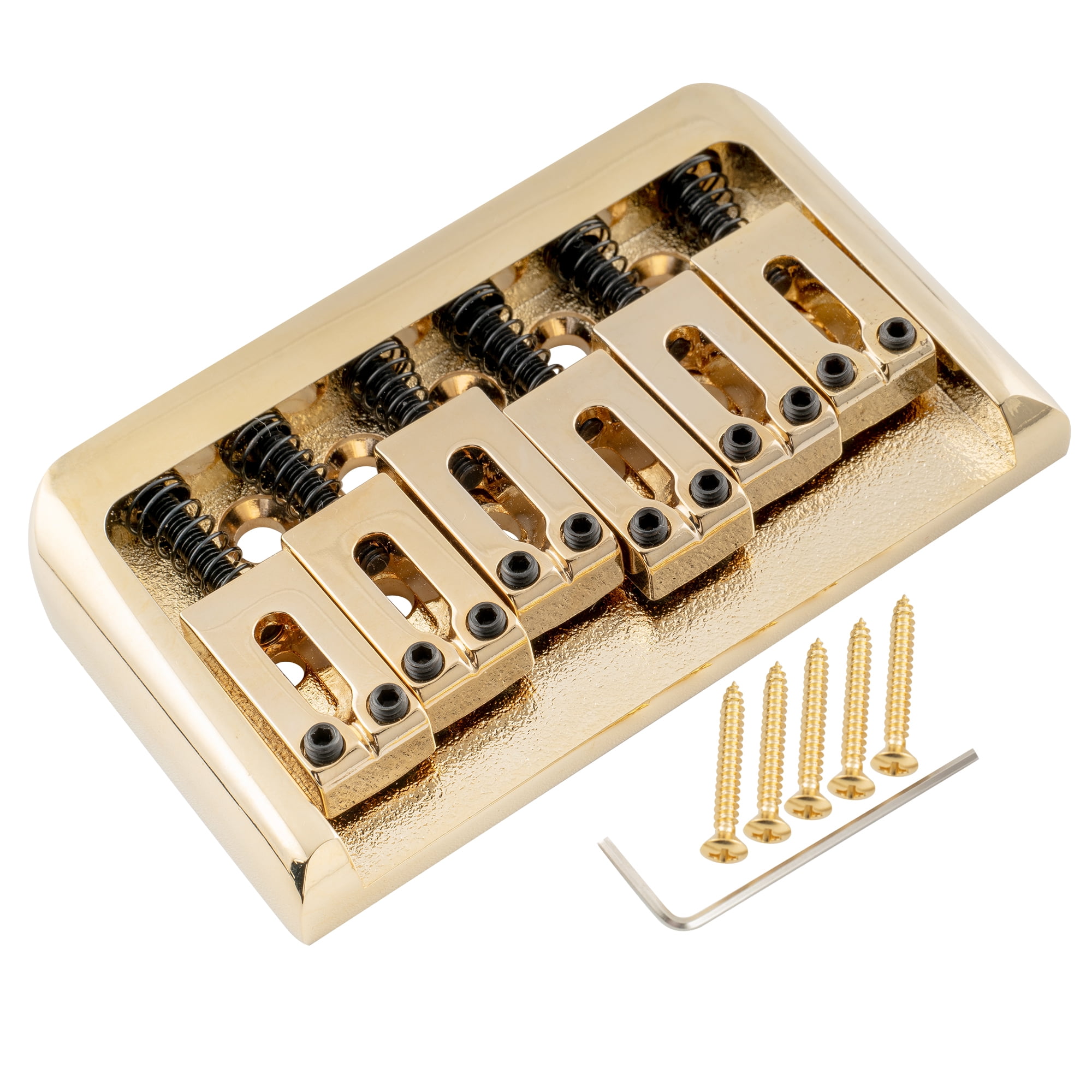 Musiclily Pro 52.5mm(2-1/16 inch) String Spacing Modern Style Saddle ...