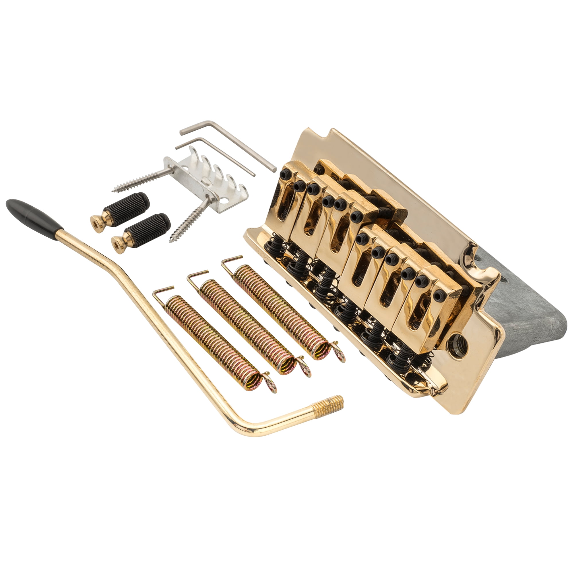 Musiclily Pro 52.5mm 2-Point Style Short Block Guitar Tremolo Bridge ...