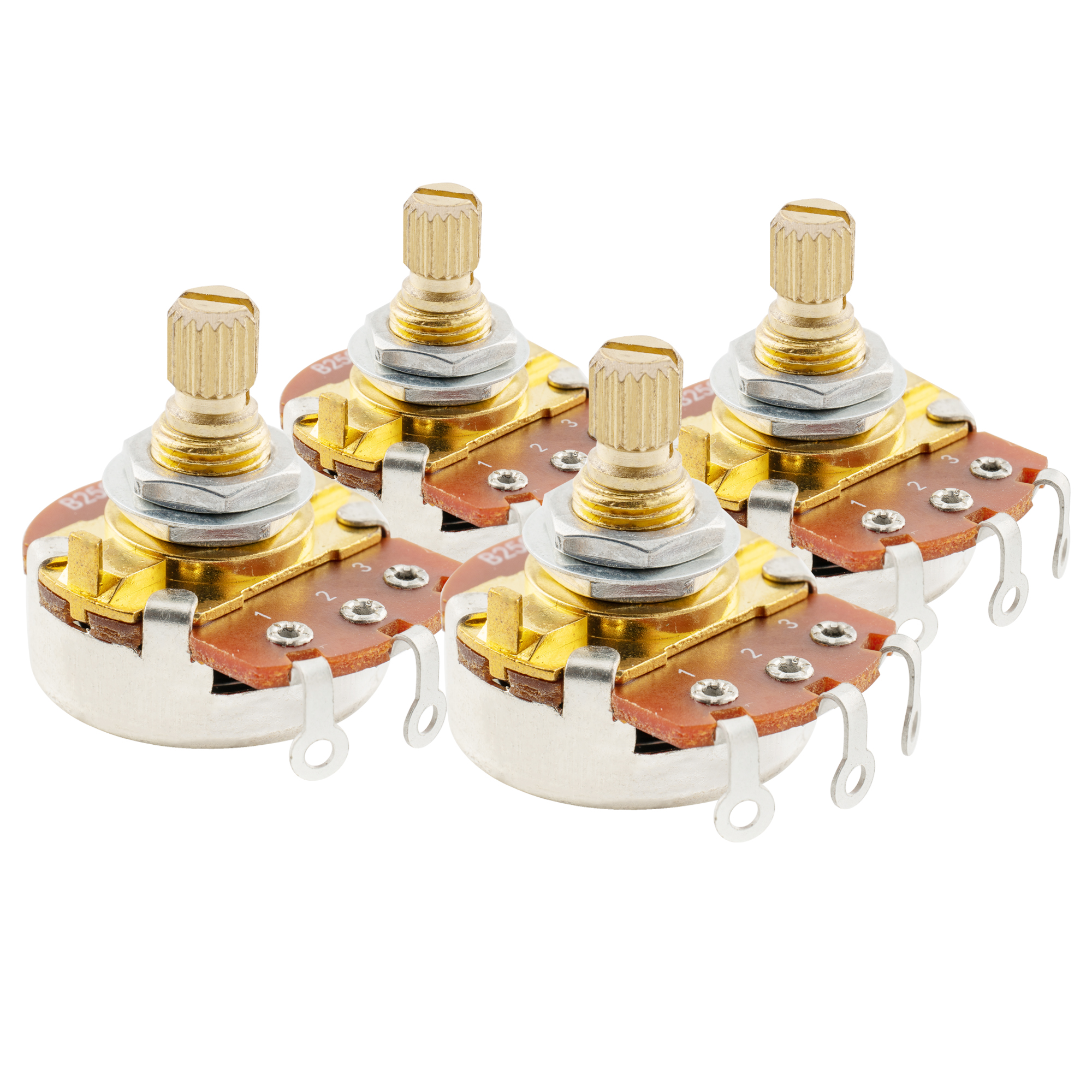 Musiclily Pro B250K Brass Shaft Metric Coarse 18-Spline Split Short ...