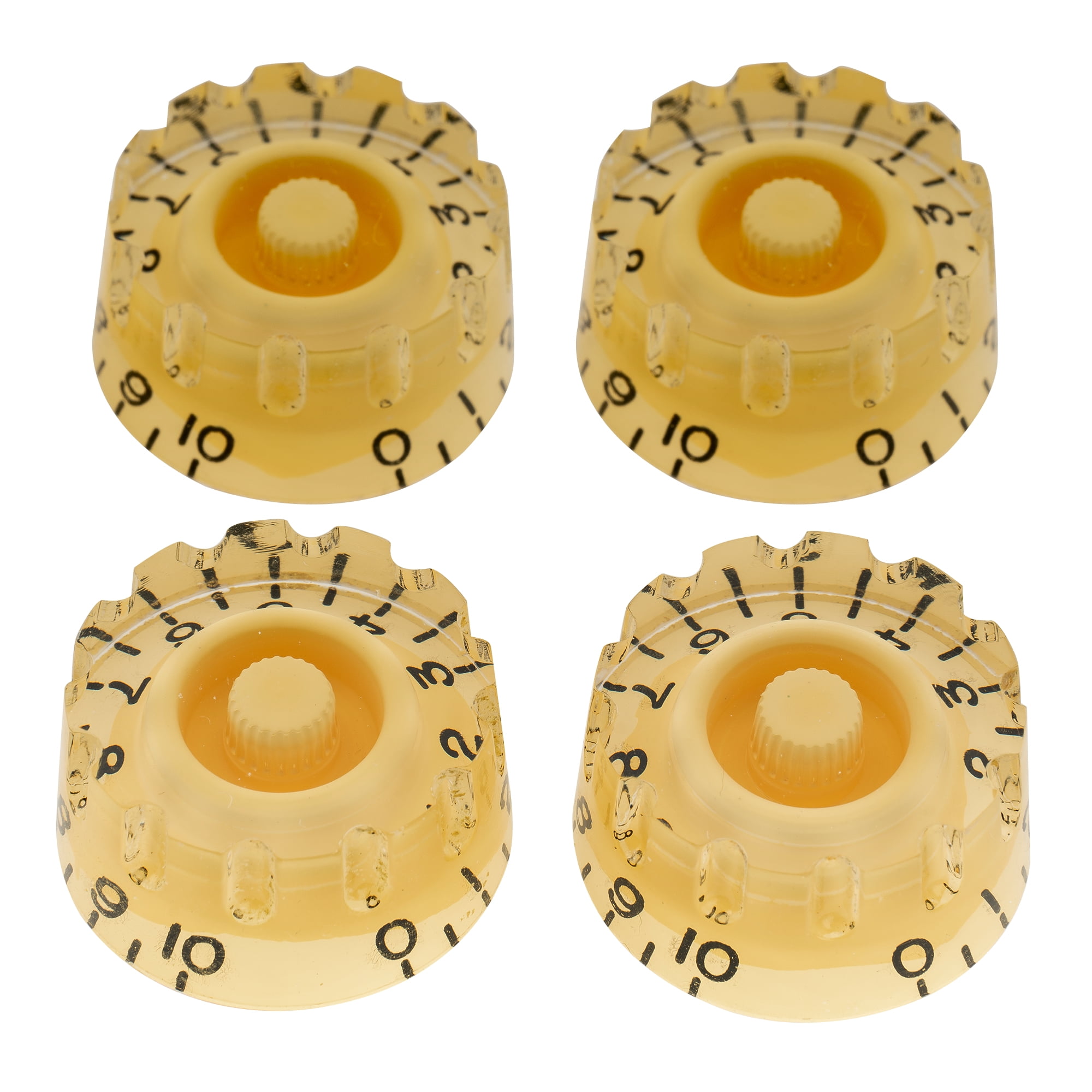 Musiclily Pro Inch Size Fine 24-Spline Knurled Guitar Knobs Tone Volume ...