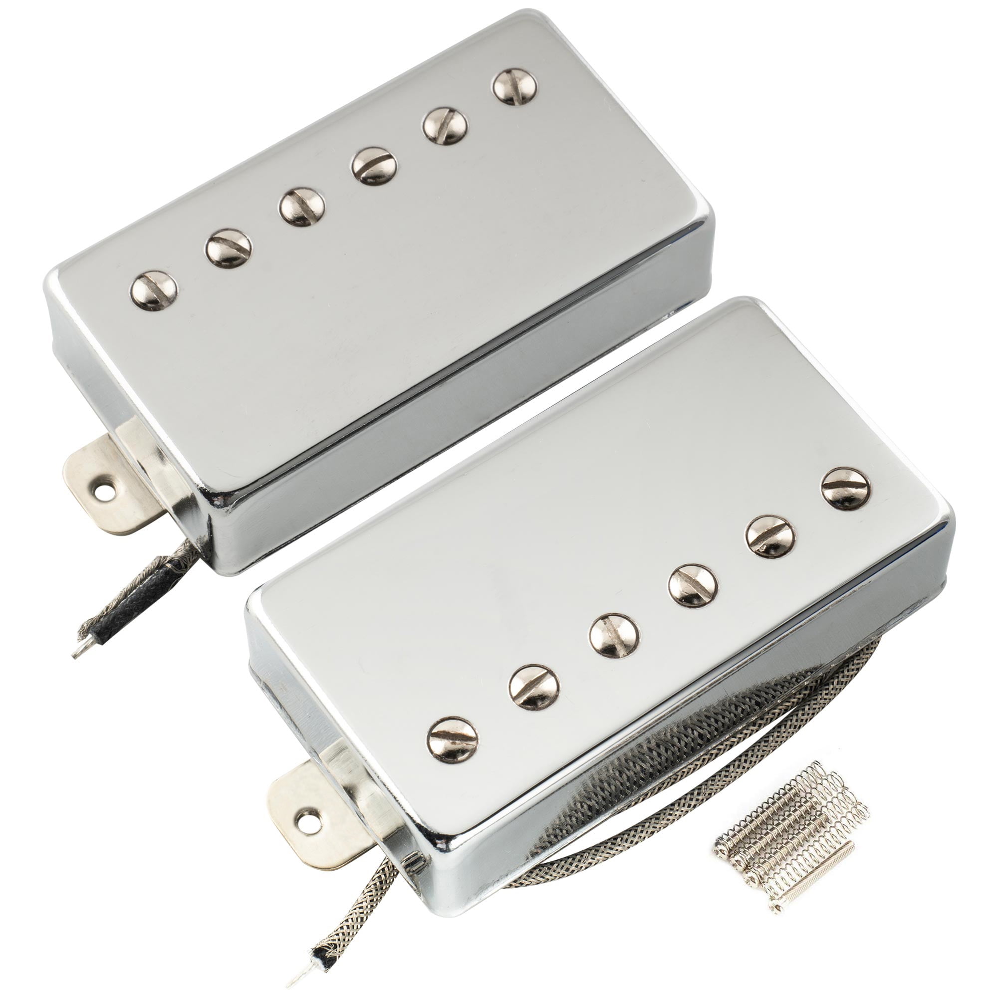 Musiclily Pro LP-CBLA Alnico 5 Covered Humbucker Neck Bridge Pickups ...