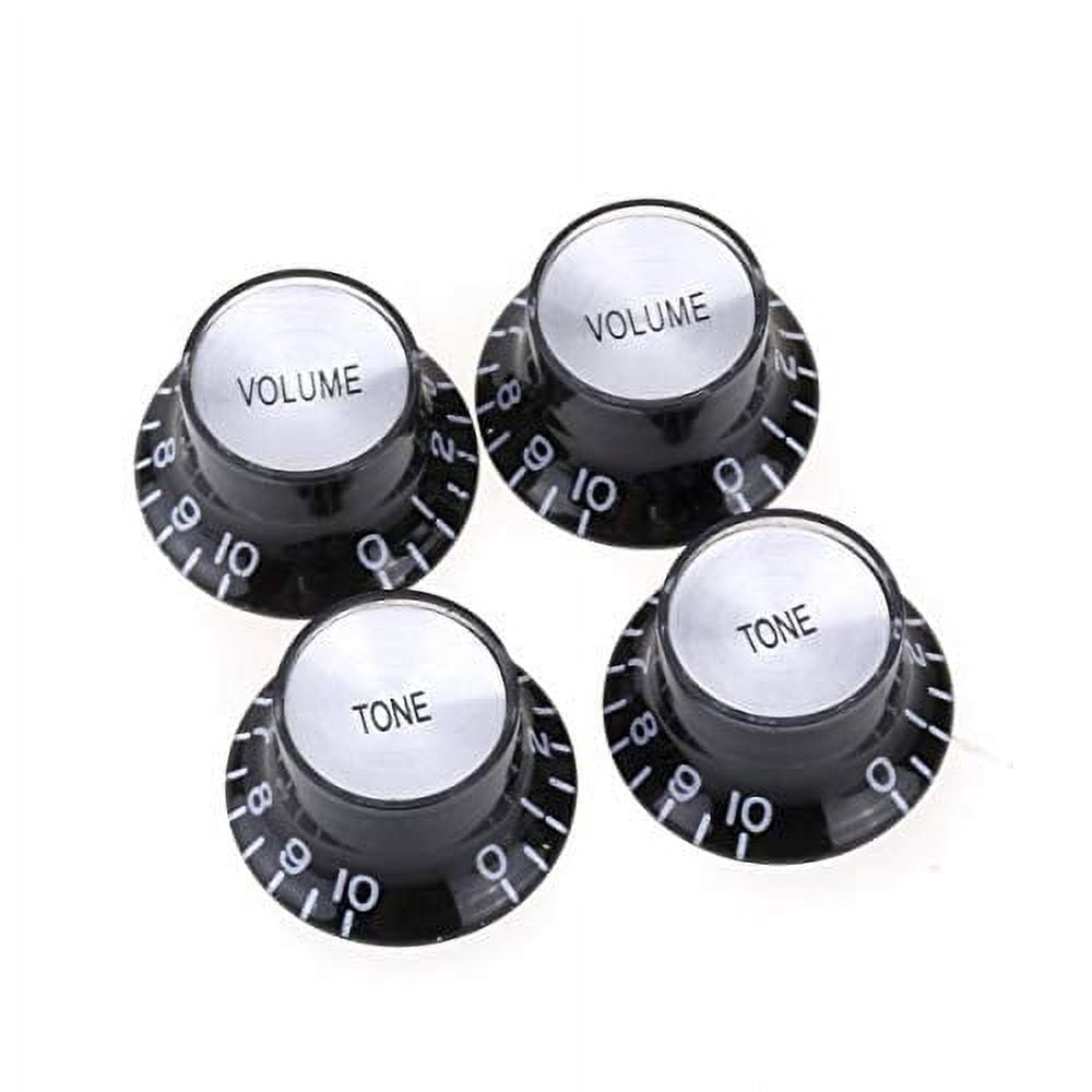 Musiclily Pro Metric Coarse 18-Spline Top Hat Bell Knobs Tone Volume ...