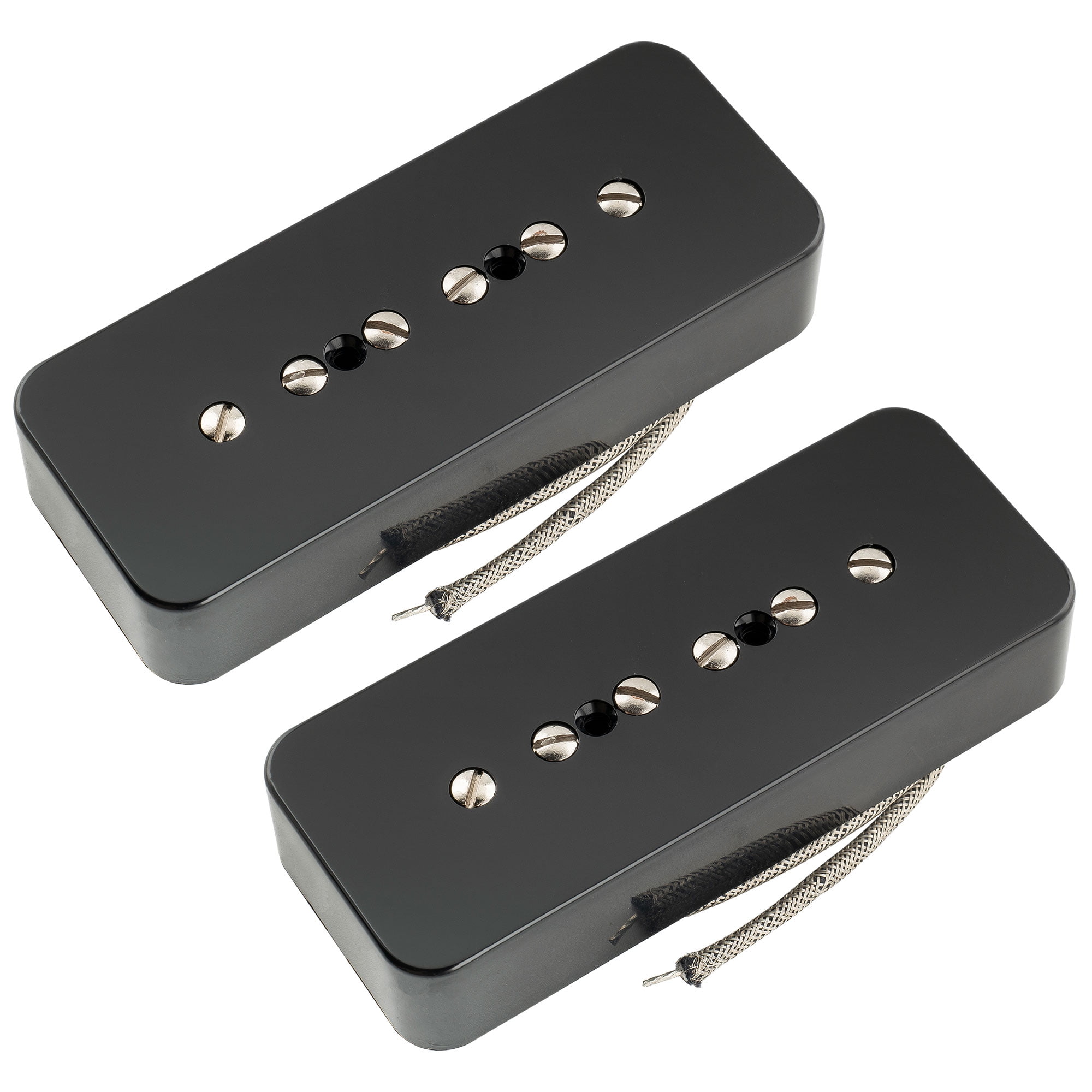 Musiclily Pro P90-BLA Alnico 5 P90 Soapbar Single Coil Pickup Electric ...