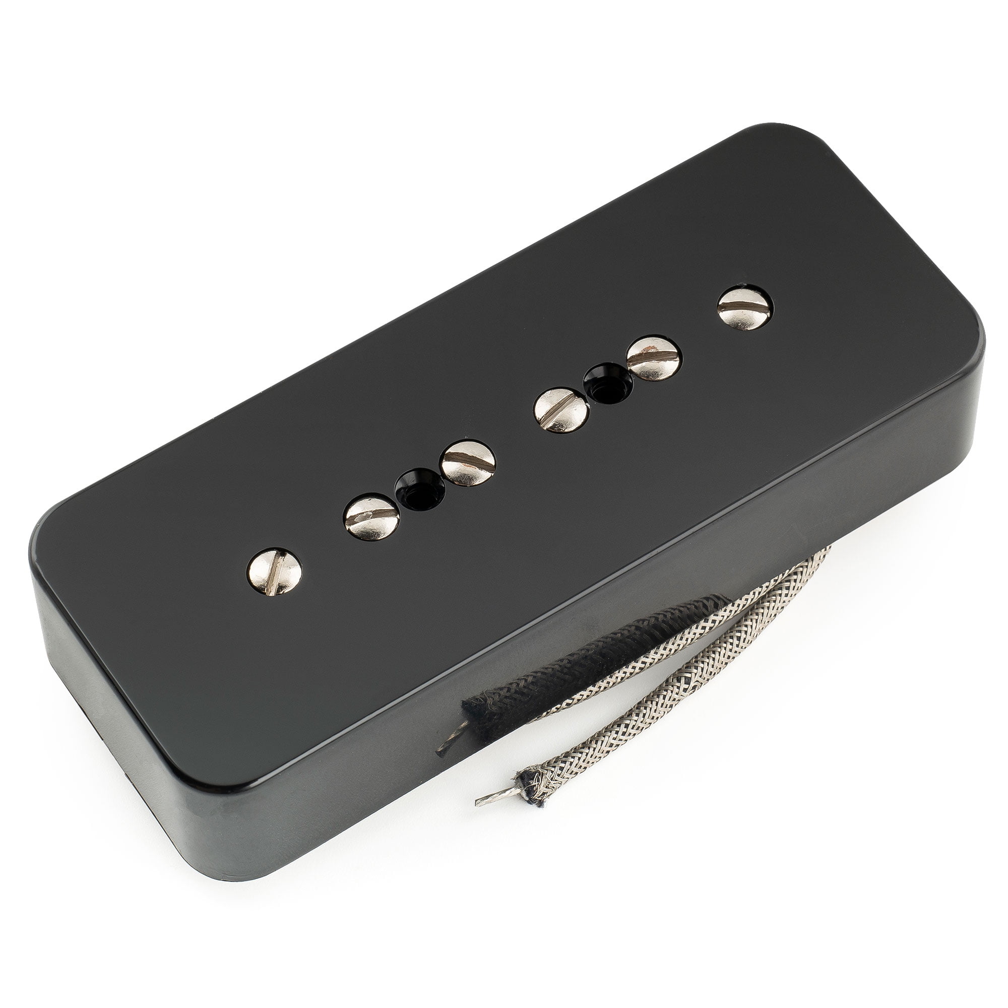 Musiclily Pro P90-BLA Alnico 5 P90 Soapbar Single Coil Pickup Electric ...