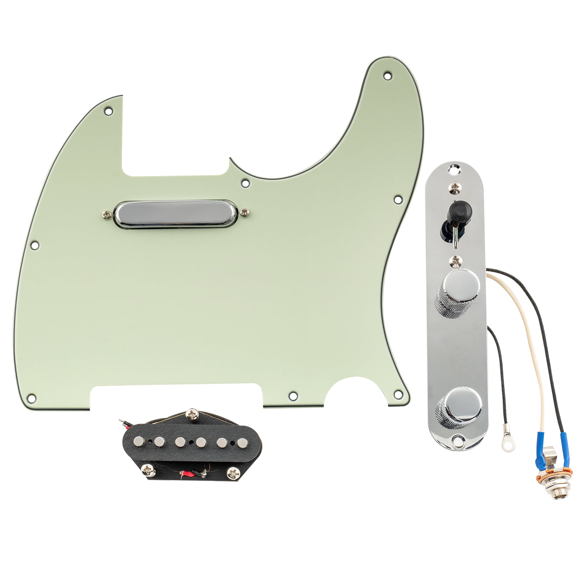Musiclily Pro Pre-wired Standard Tele Pickguard and Loaded Control Plate with Artec Pickups ...