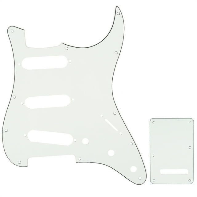 Musiclily Pro SSS 11-Hole Strat Guitar Pickguard and BackPlate Set for ...