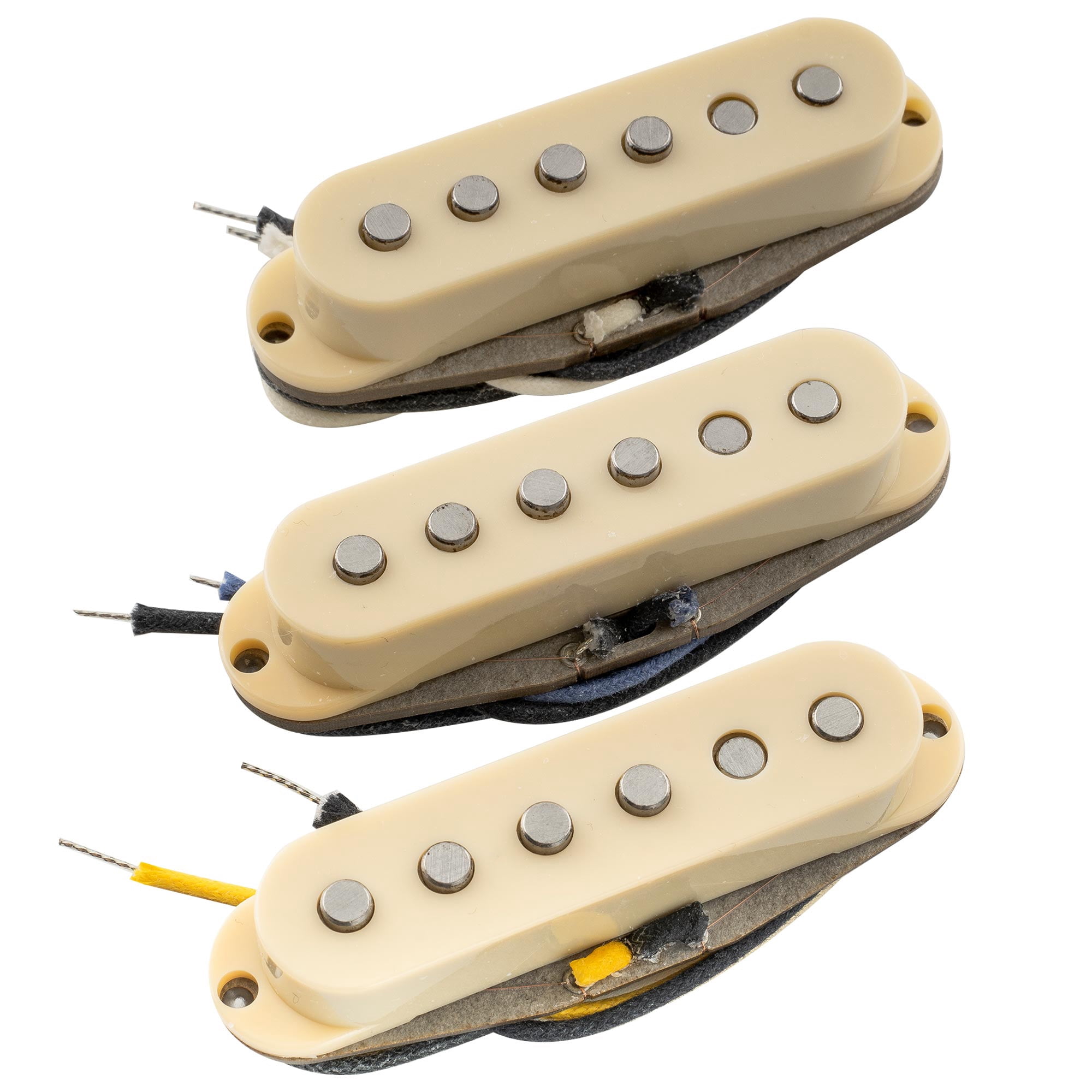 Musiclily Pro ST-60S Staggered Alnico 5 Single Coil Neck Middle Bridge ...