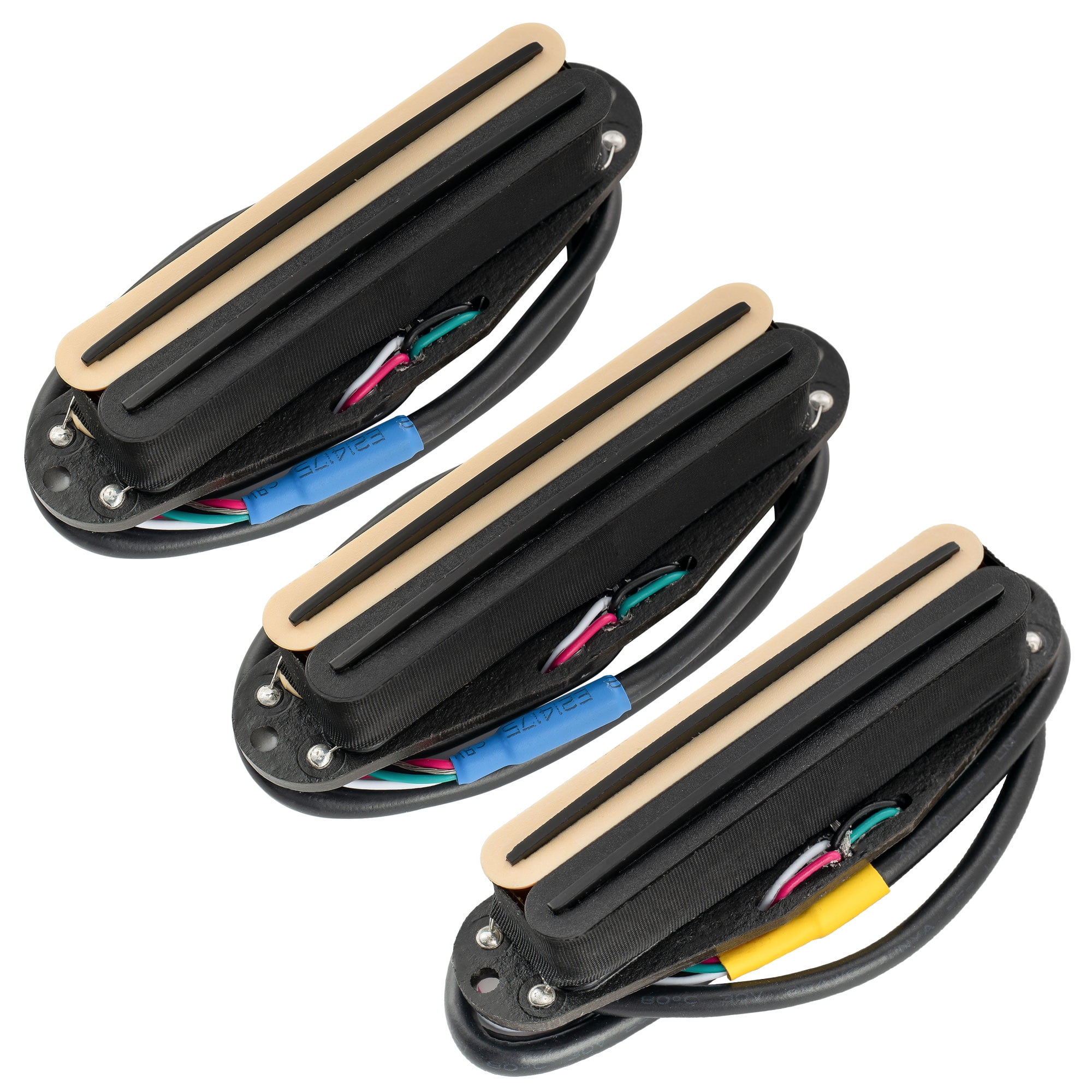 Musiclily Pro ST-DPHA Alnico 5 Dual Hot Rail Single Coil Sized ...