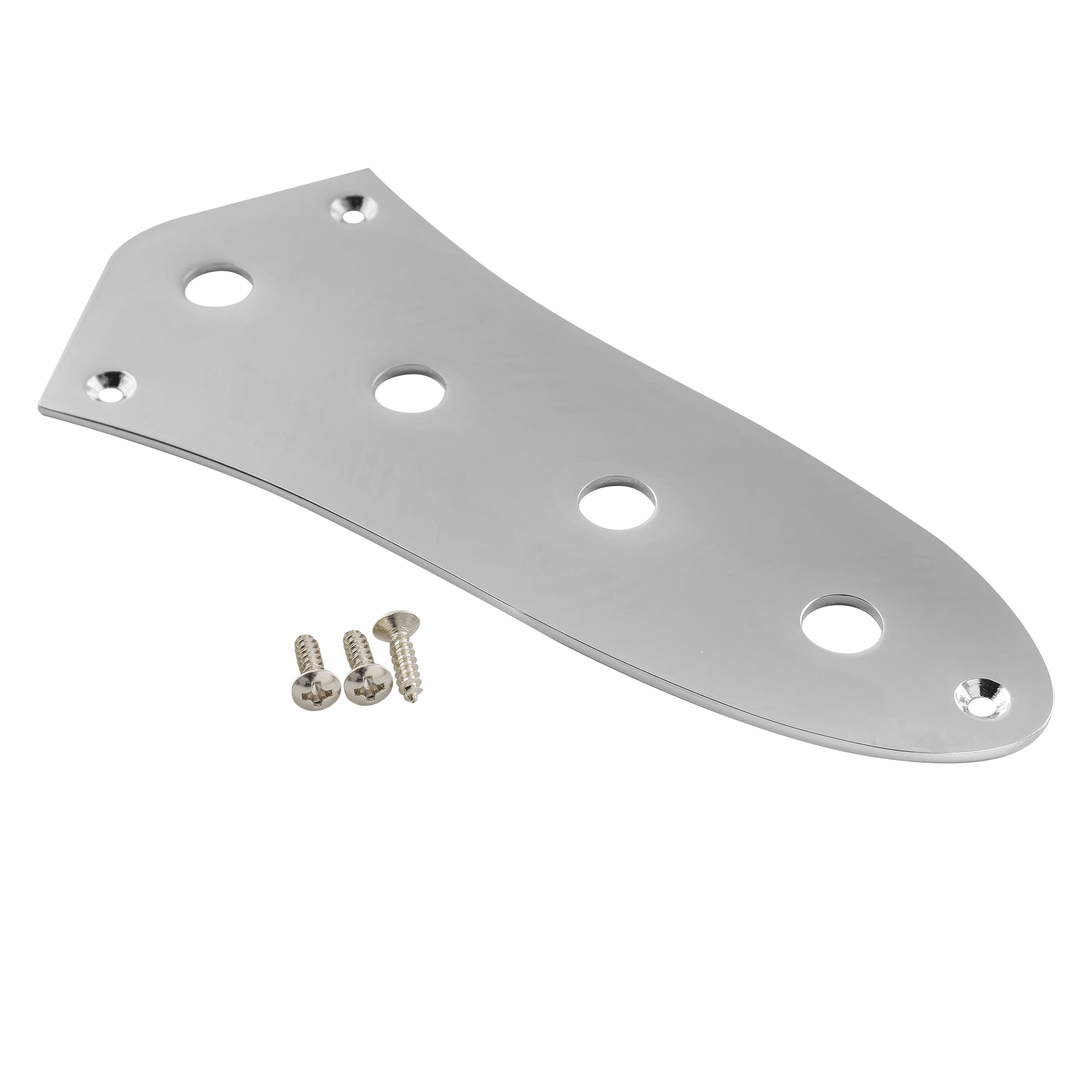 Musiclily Pro Steel 4-Hole Jazz Bass Control Plate for JB Style ...