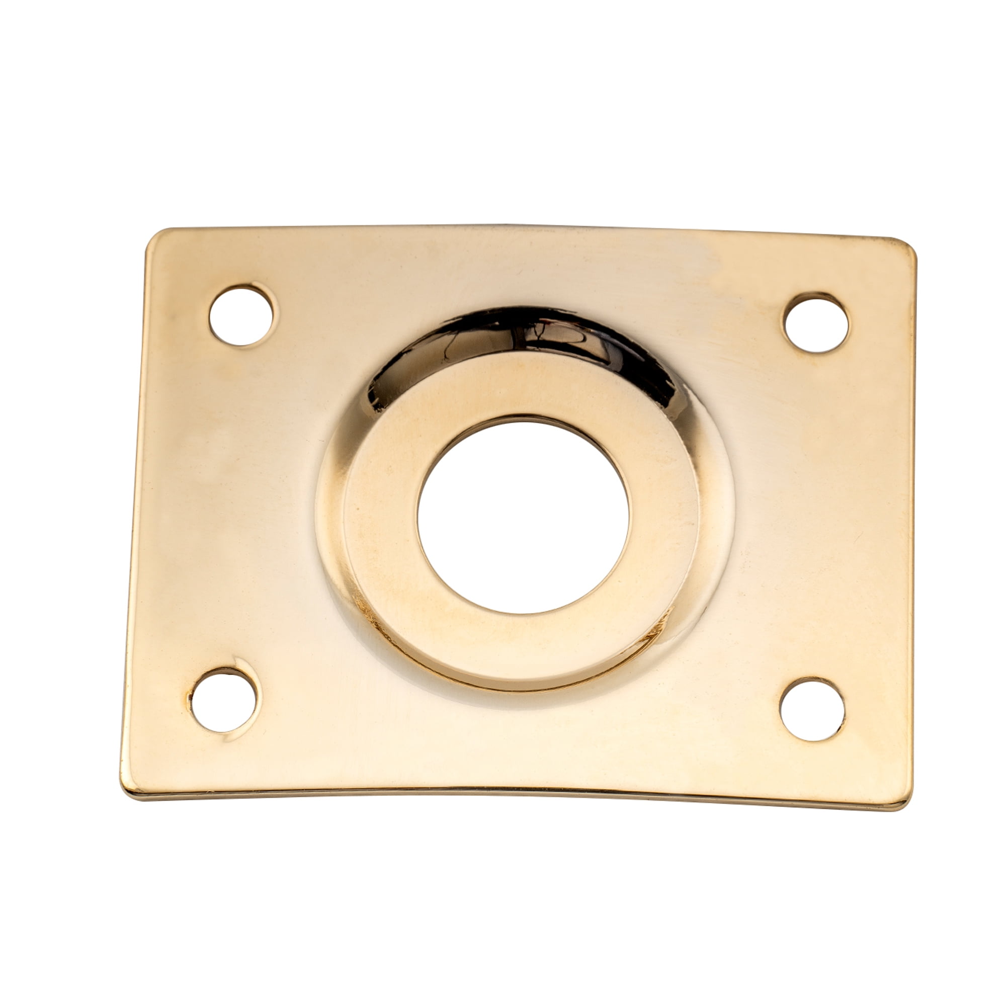 Musiclily Pro Steel Curved Recessed Rectangle Jack Socket Plate 10mm ...