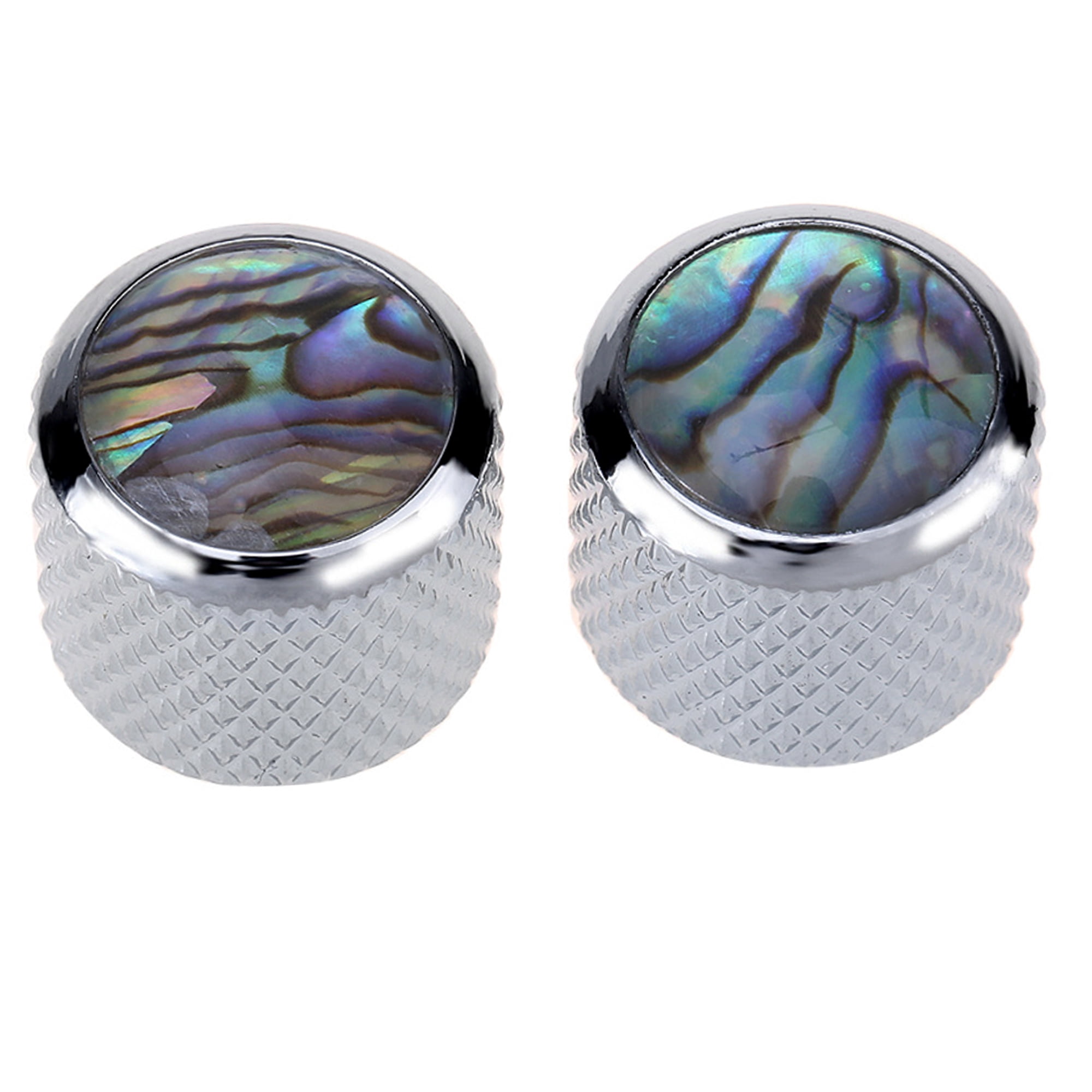 Musiclily Pro Coarse 18 Splines Steel Push-on Abalone Top Dome Control ...