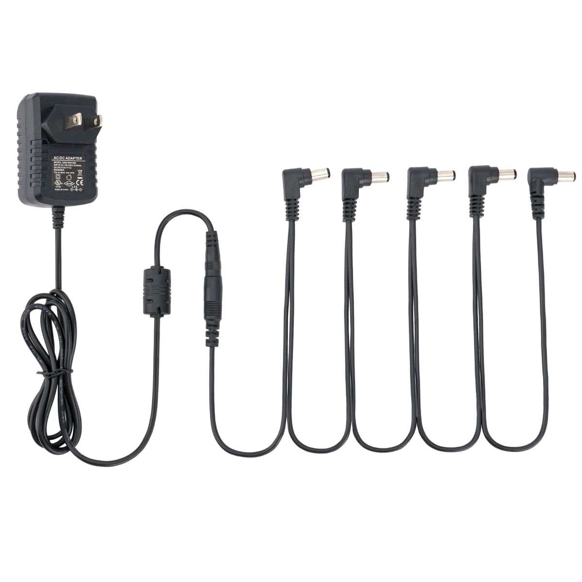 Musiclily Pro US Standard Power Supply Adapter DC 9V with 5 Way Daisy ...