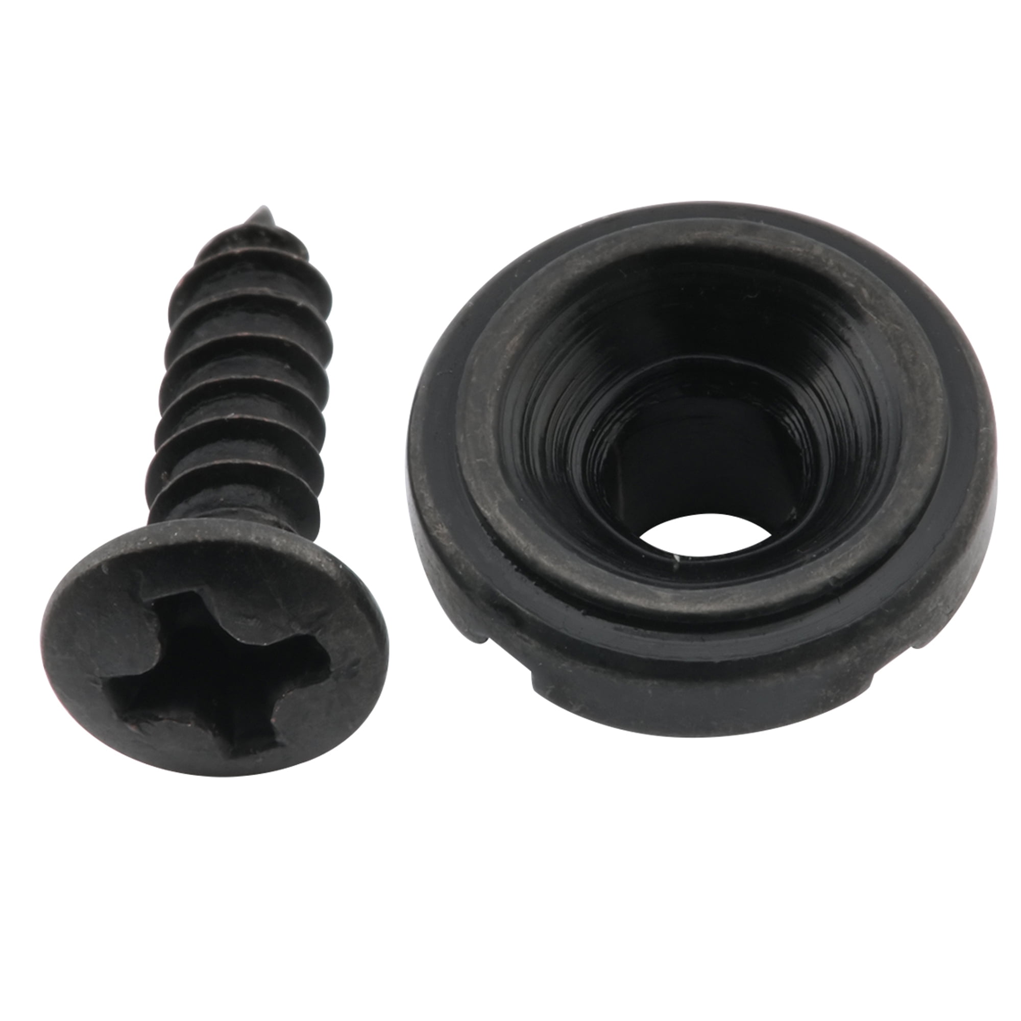 Musiclily Pro Vintage Style Steel 10mm Round Slotted String Retainer ...