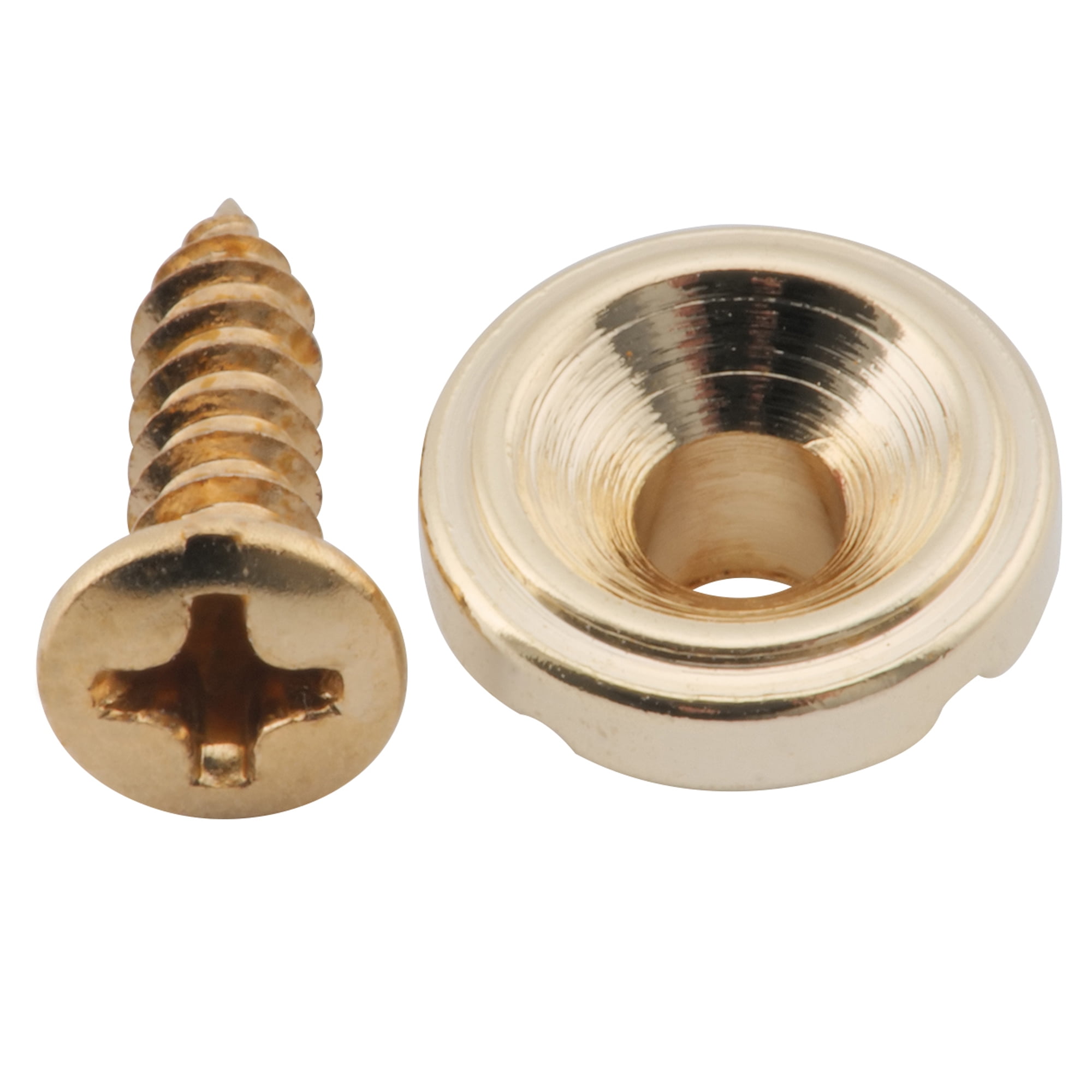 Musiclily Pro Vintage Style Steel 10mm Round Slotted String Retainer ...