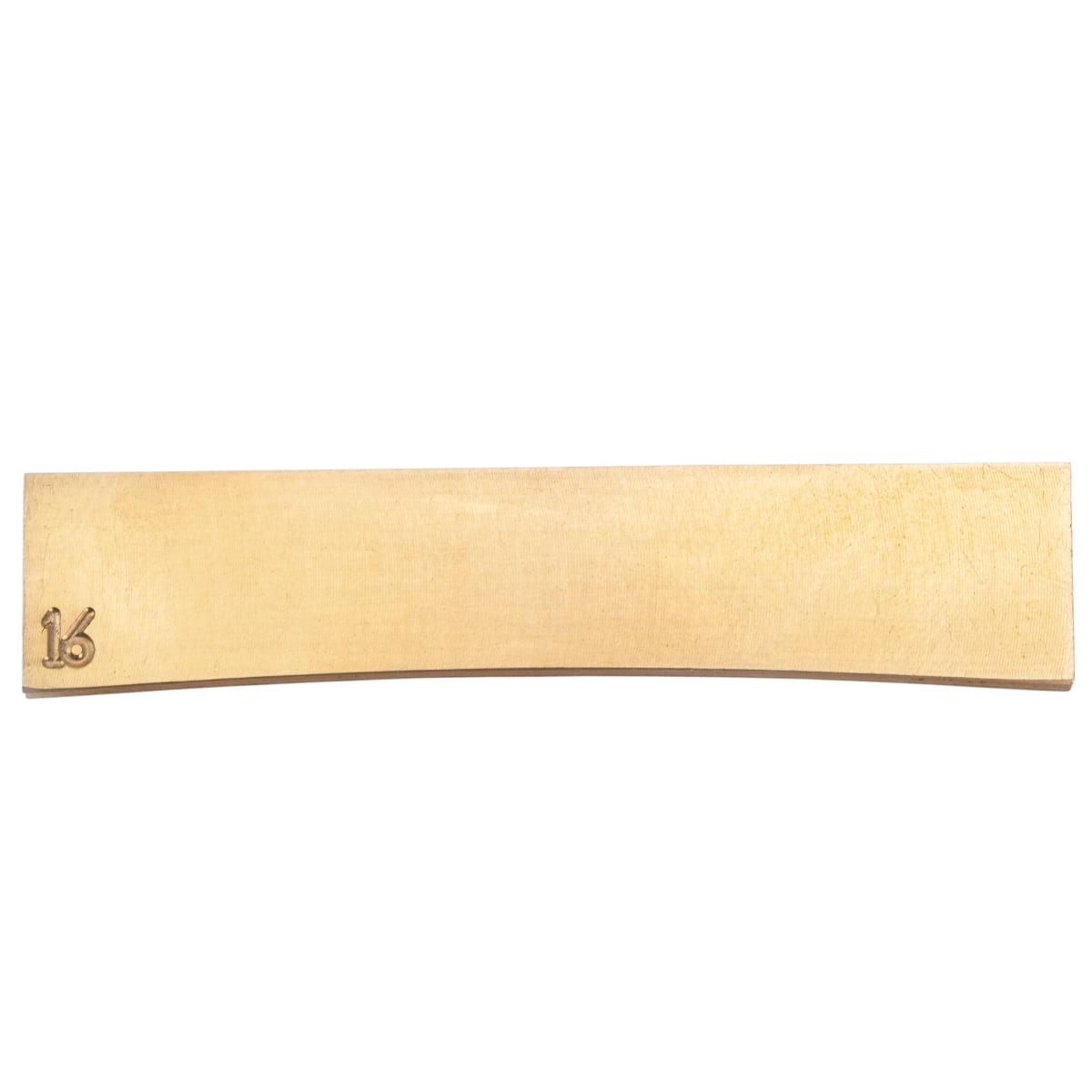 Musiclily Ultra 16 Inch Radius Full Solid Brass Fret Press Caul Insert ...