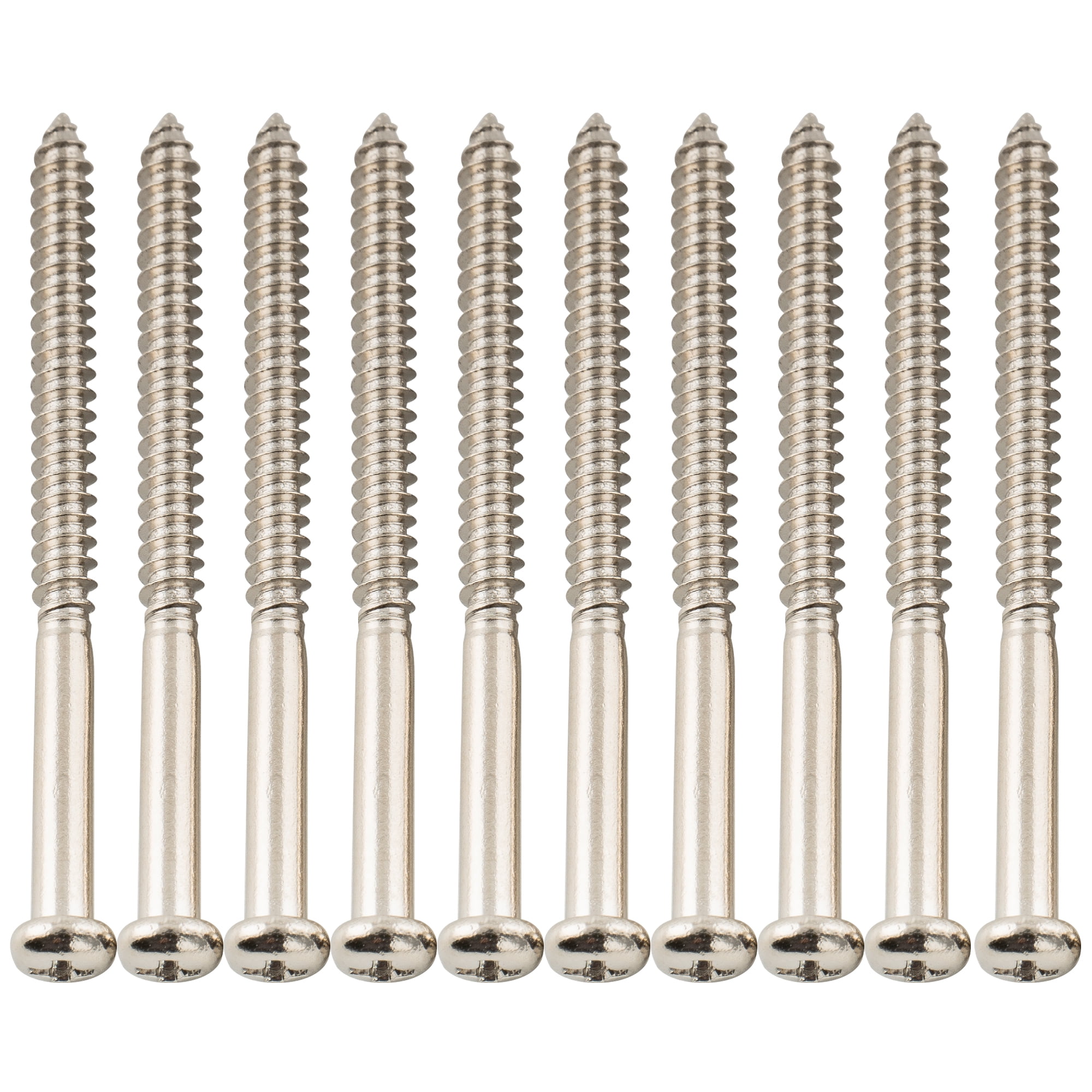 Musiclily Ultra 2.6x35mm Stainless Steel Pickup Mounting Screws for JB ...