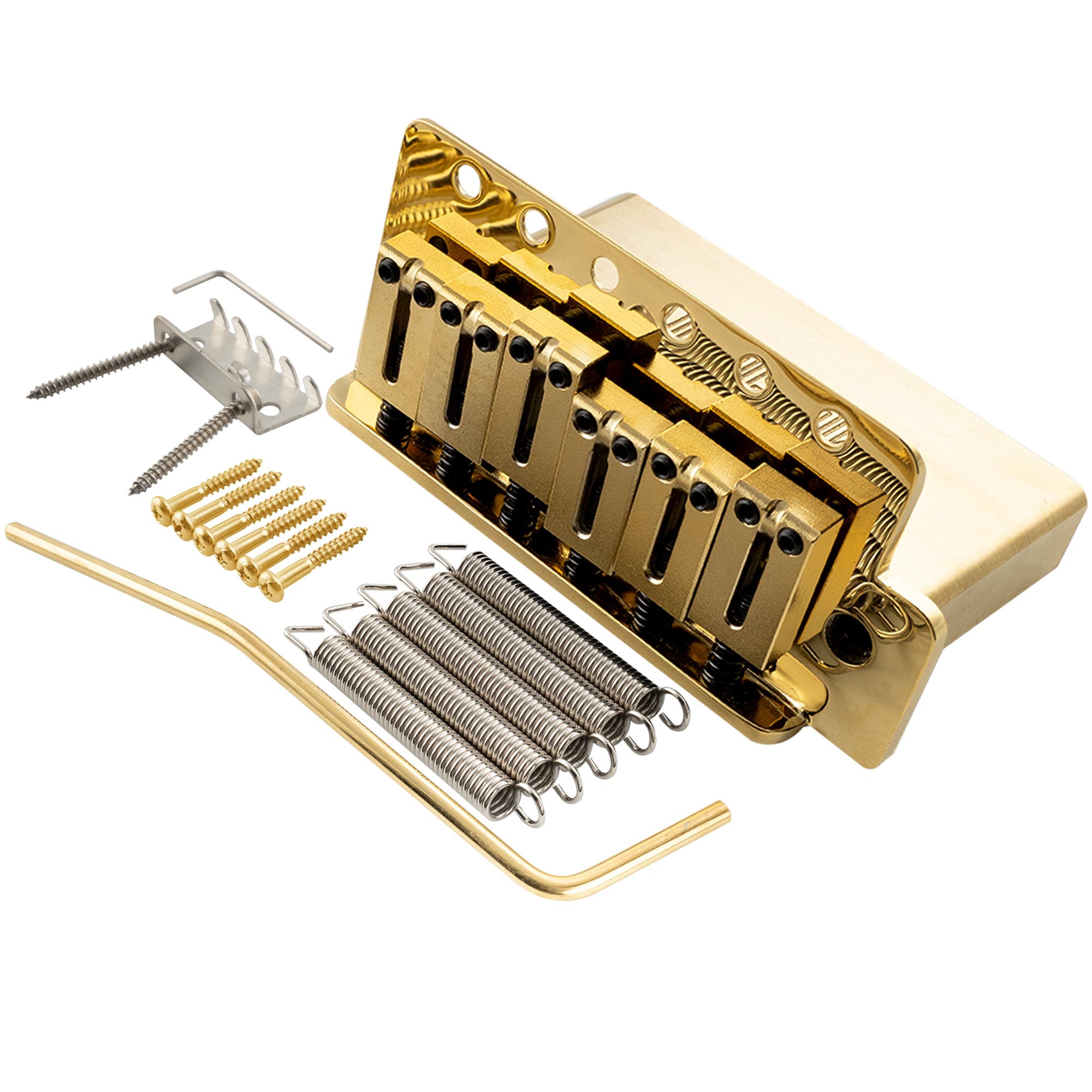 Musiclily Ultra 52.5mm(2-1/16 inch) Standard 6-Screw ST Tremolo Bridge ...