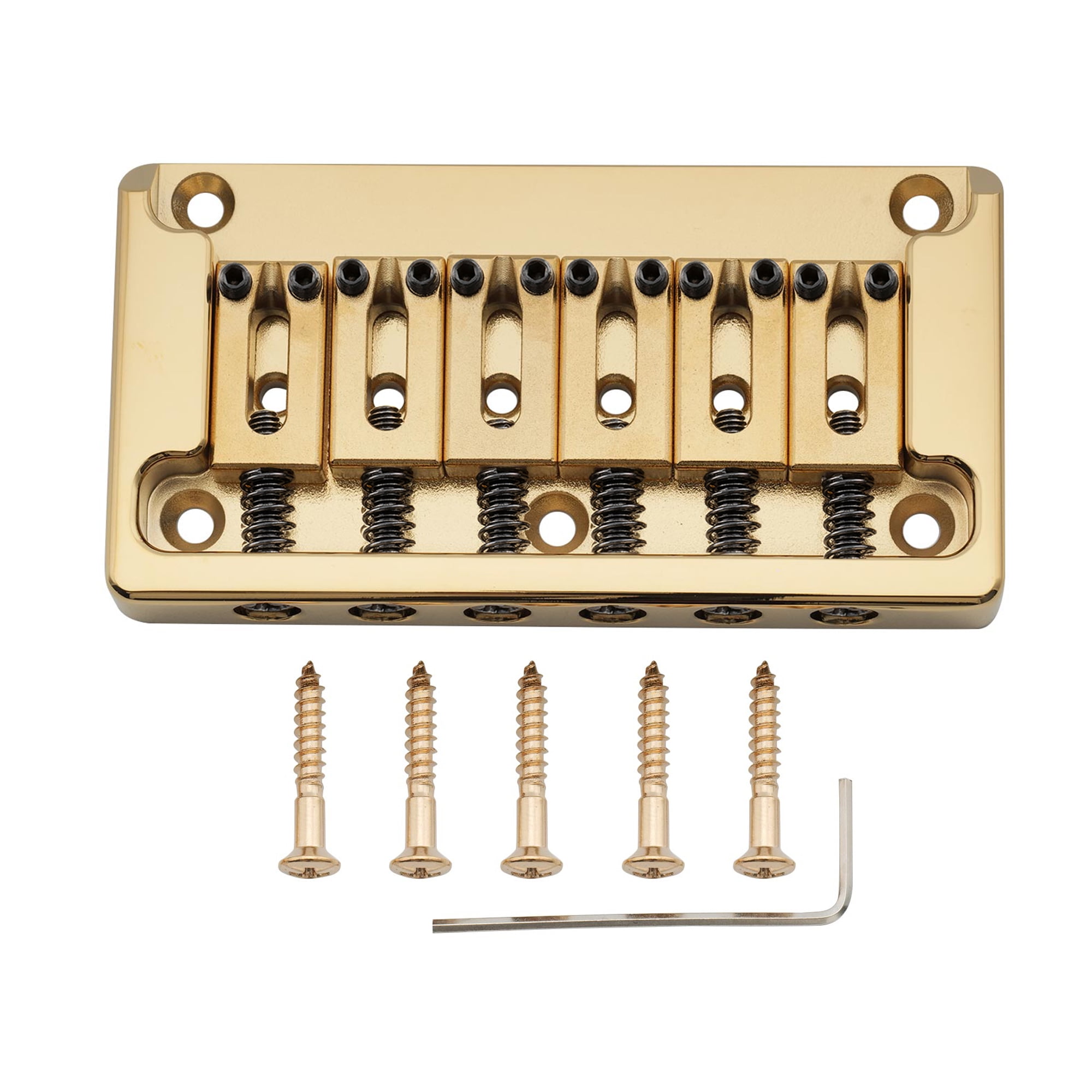 Musiclily Ultra Full Solid Brass 52.5mm(2-1/16 inch) String Spacing Non ...