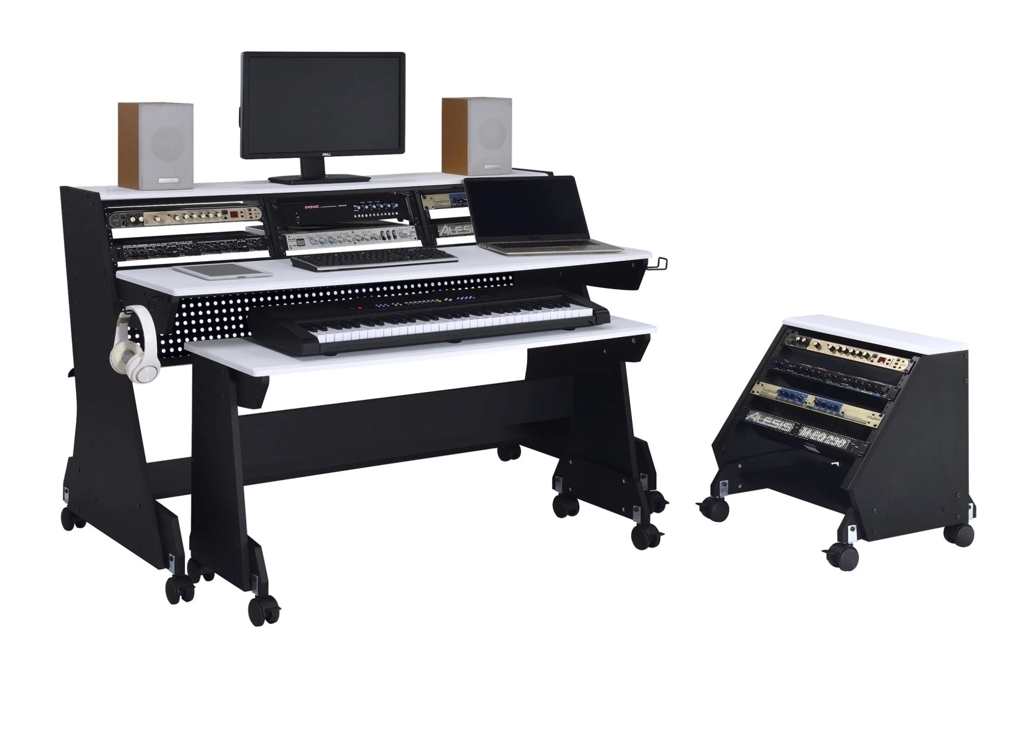 Musiea EX88 Series 88 Keys Music Studio Desk Workstation with Rack ...