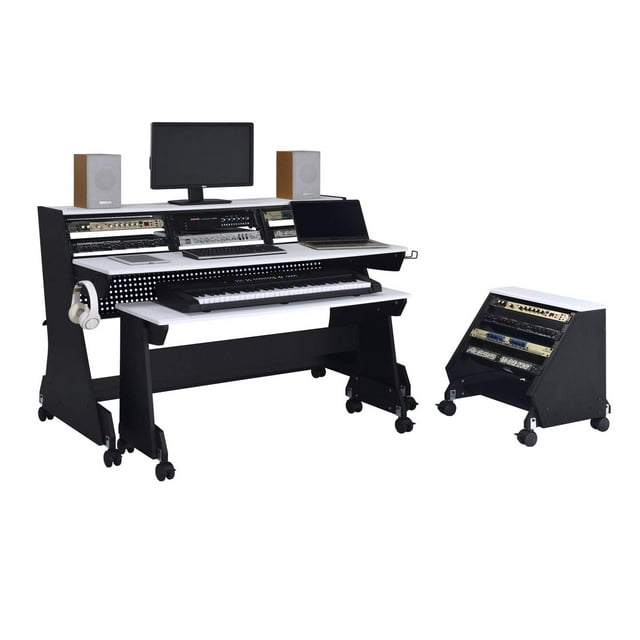 Musiea EX88 Series 88 Keys Music Studio Desk Workstation with Rack ...