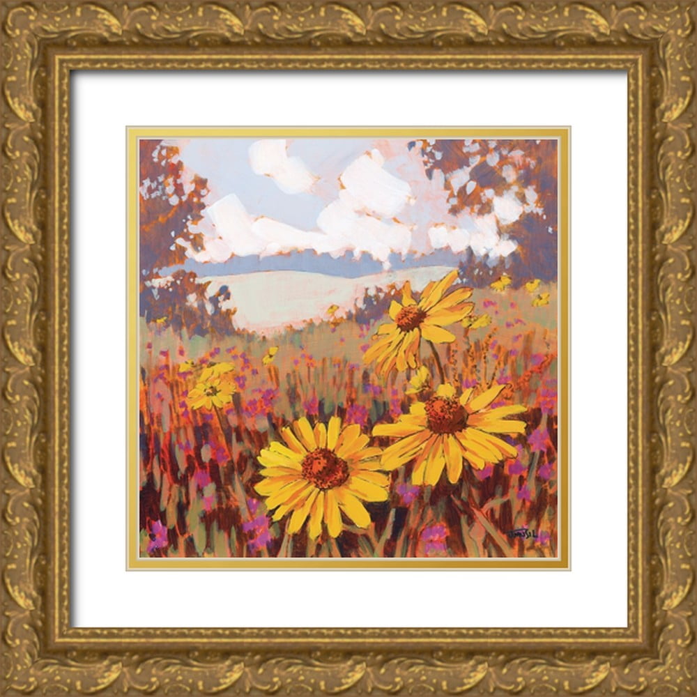 Musil, Jim 12x12 Gold Ornate Wood Framed with Double Matting Museum Art ...