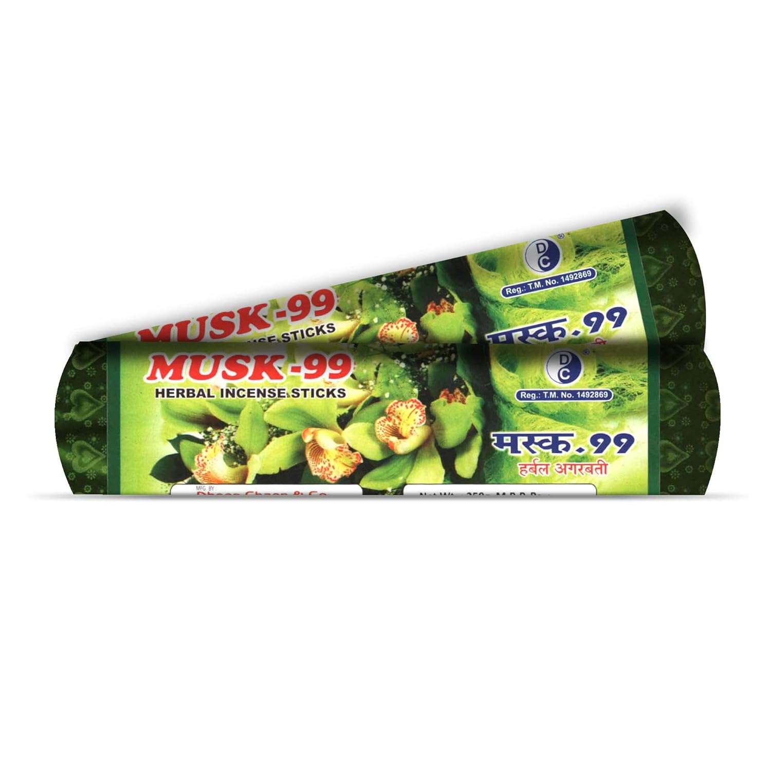 Musk 99 Incense Sticks Rolls Pack of 2 250 GMS Each Long Lasting ...
