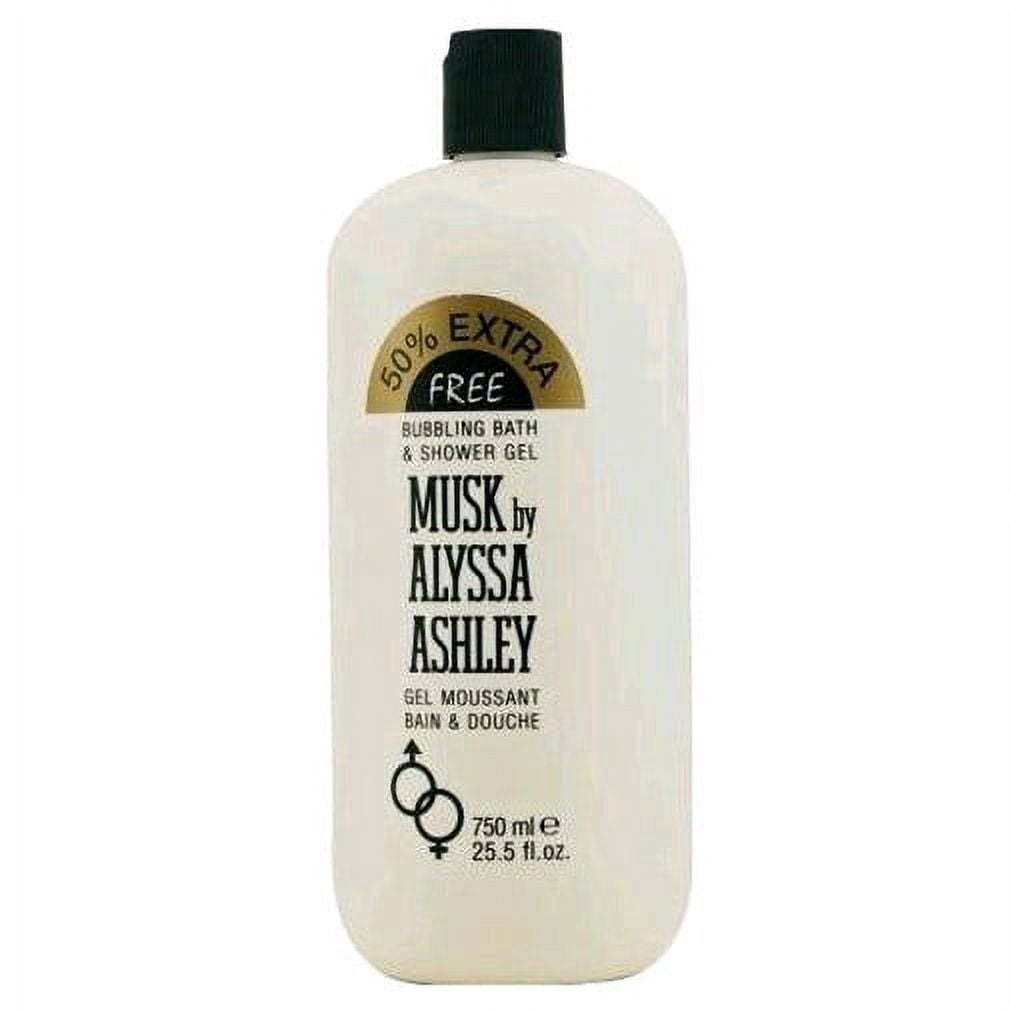 Musk by Alyssa Ashley, 25.5 oz Bubbling Bath & Shower Gel for Women ...