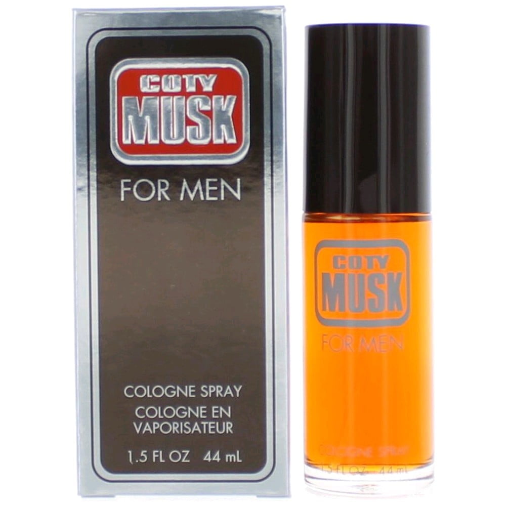Musk by Coty, 1.5 oz Cologne Spray for Men, Exotic Spices and Woods ...