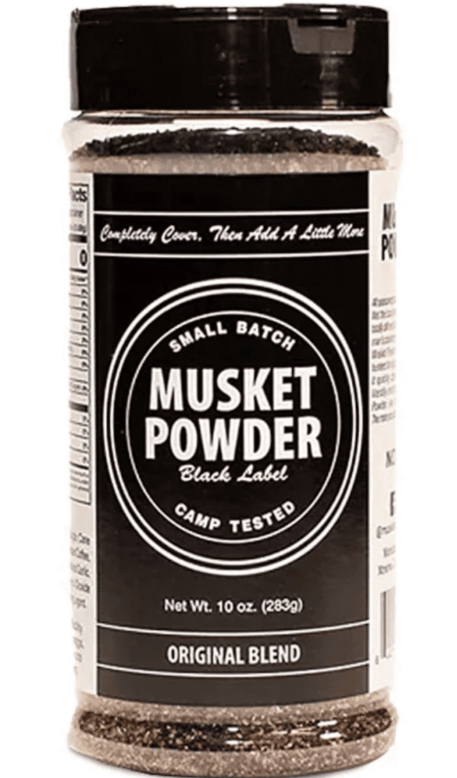 Musket Powder Black Label All-Purpose Meat Seasoning, 10 oz - Walmart.com