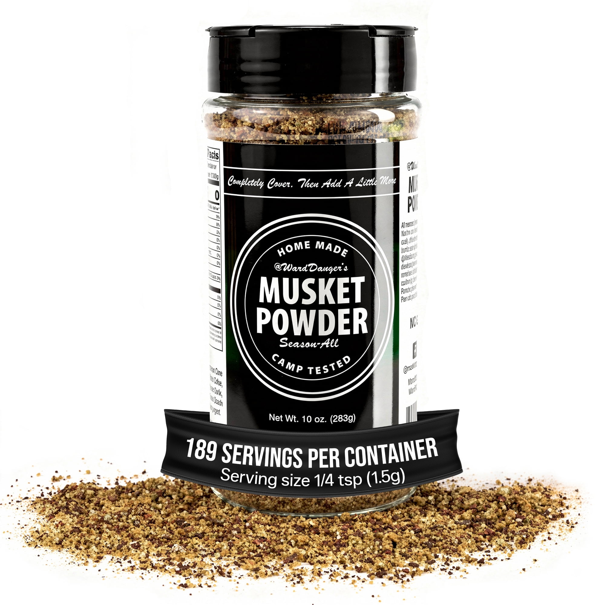 Musket Powder Black Label All-Purpose Meat Seasoning, 10 oz - Walmart.com