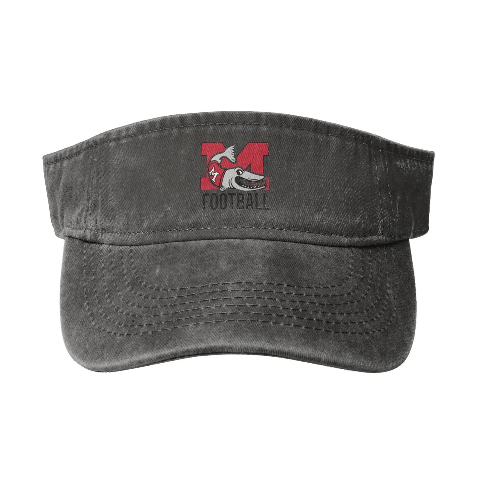 Muskingum University Logo Washed Cowboy Empty Top Baseball Sun Cap ...