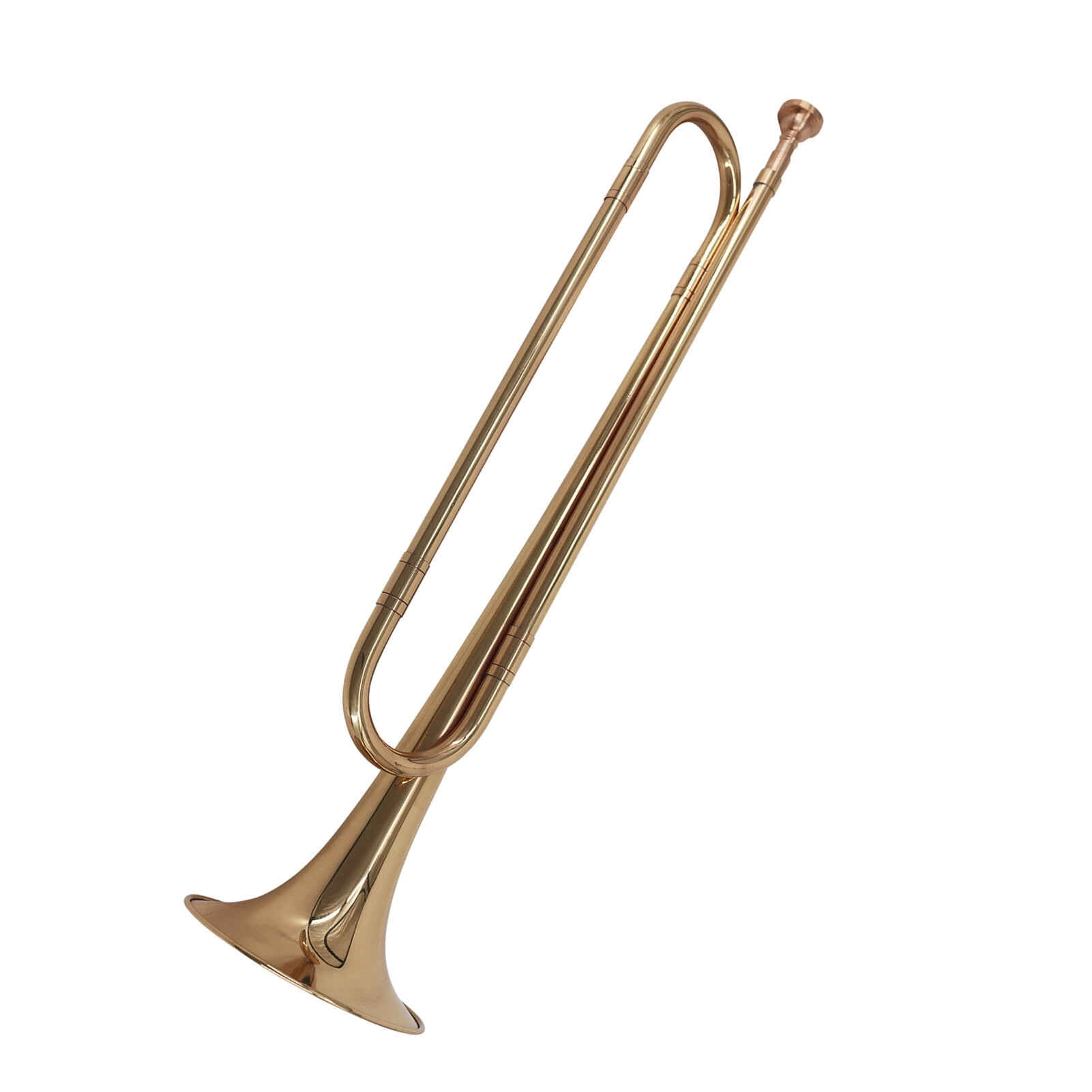 Muslady B Flat Bugle Call Trumpet Brass Material with Mouthpiece for ...