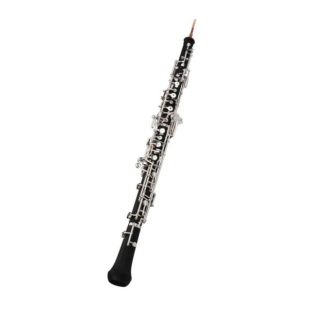 Muslady Professional Oboe C Key Semi-automatic Style Nickel-plated Keys Woodwind Instrument with ...