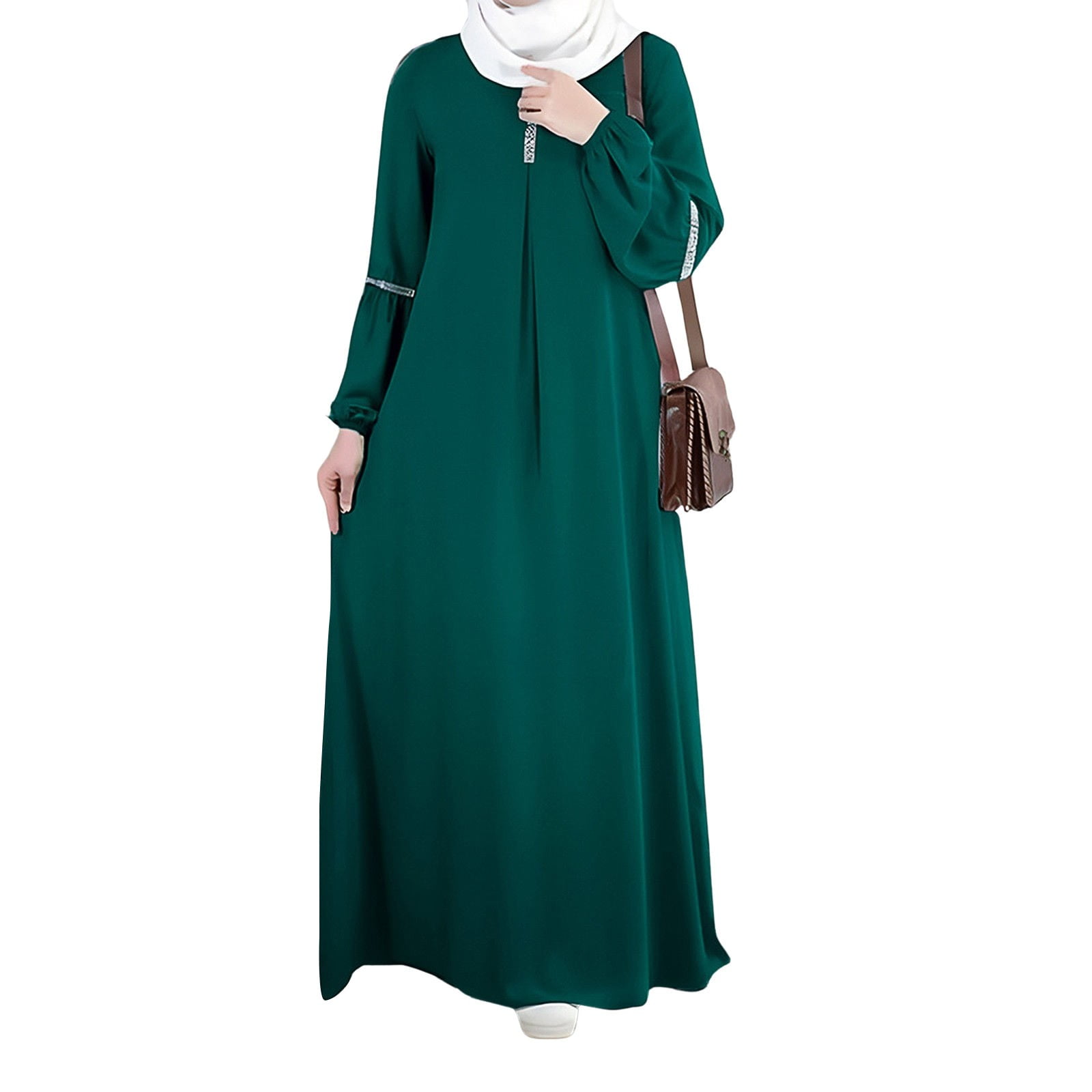 Muslim Dress for Women Pakistani Kaftan Abaya Arabic Islamic Prayer ...