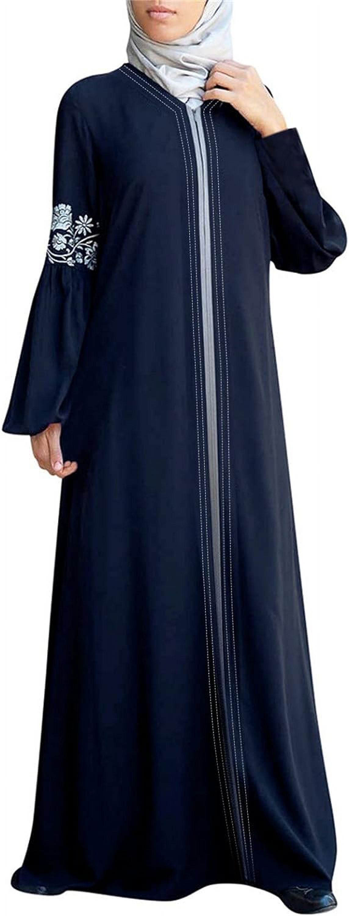 Muslim Dress for Women Plus Size Summer Dresses Abaya Kaftan Clothing ...