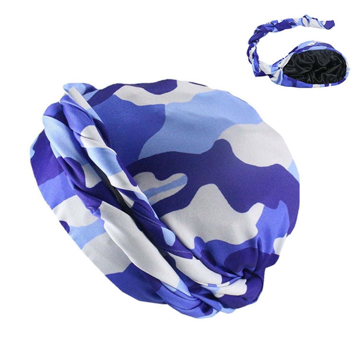 Muslim Durag Turban Camouflage Head Wrap Men Head Scarf Hijab Hat Cap ...